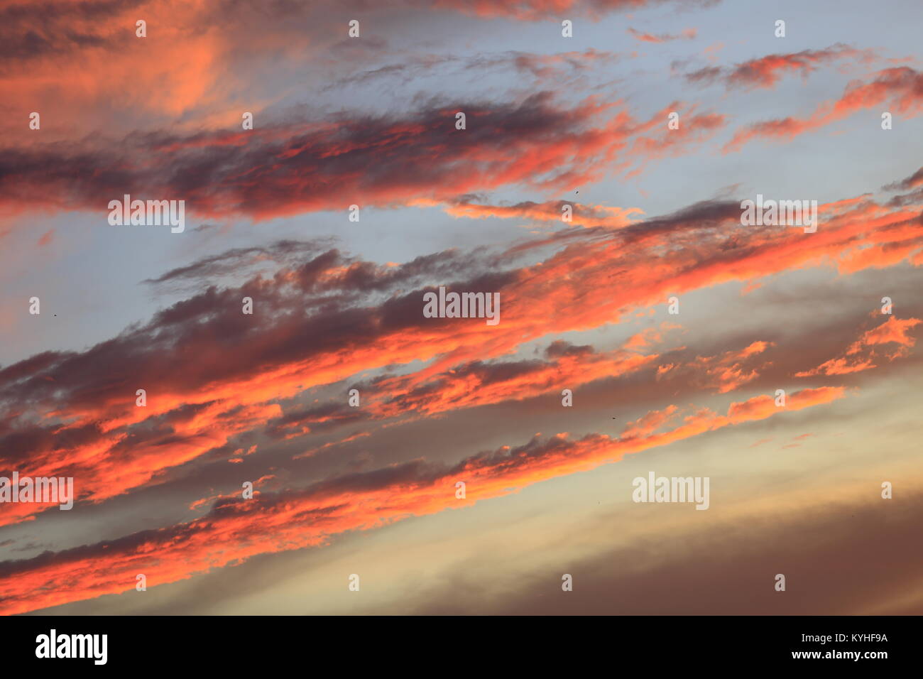 Beautiful sky evening Stock Photo - Alamy