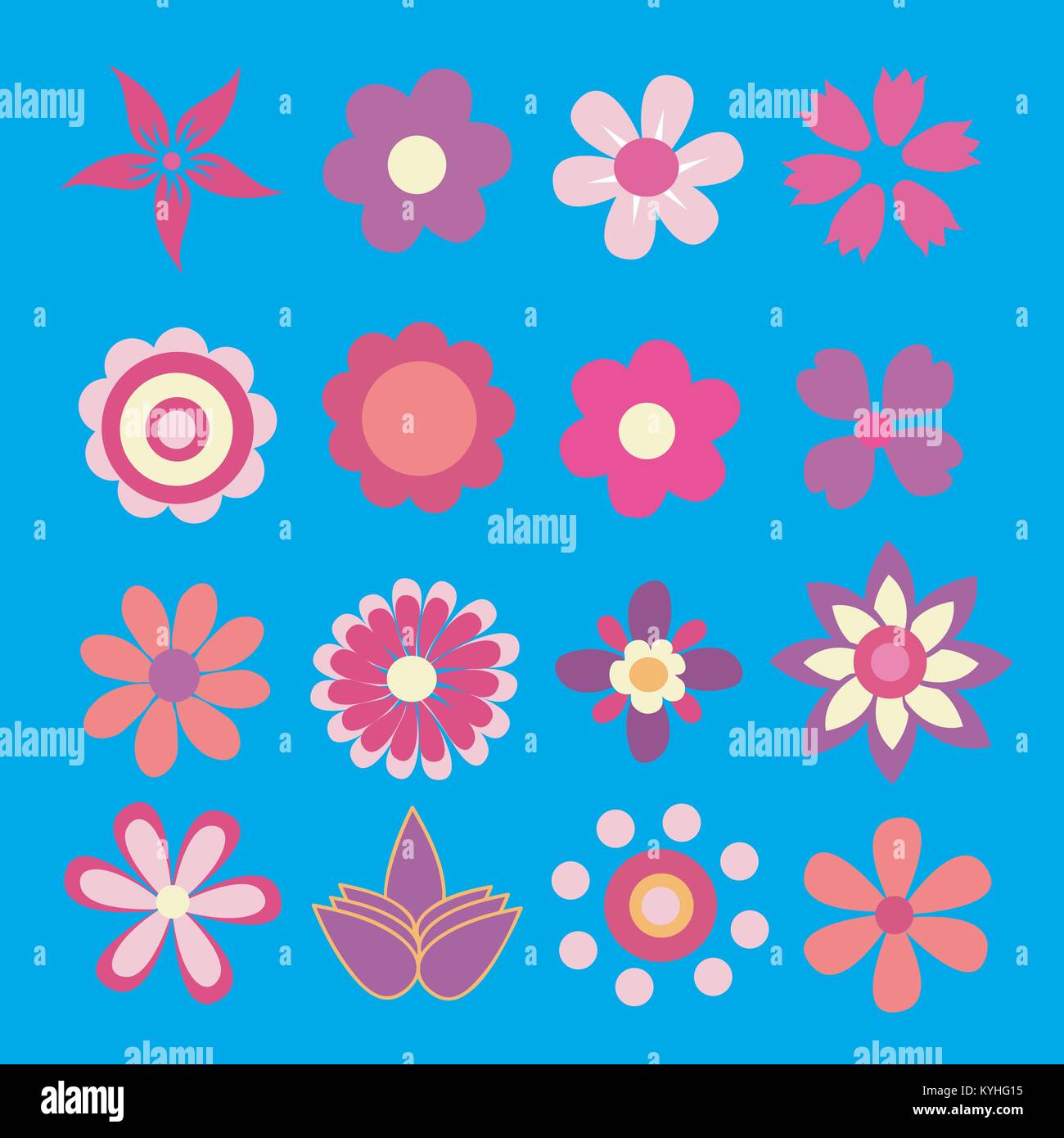 spring flower vector illustration Stock Vector Image & Art - Alamy