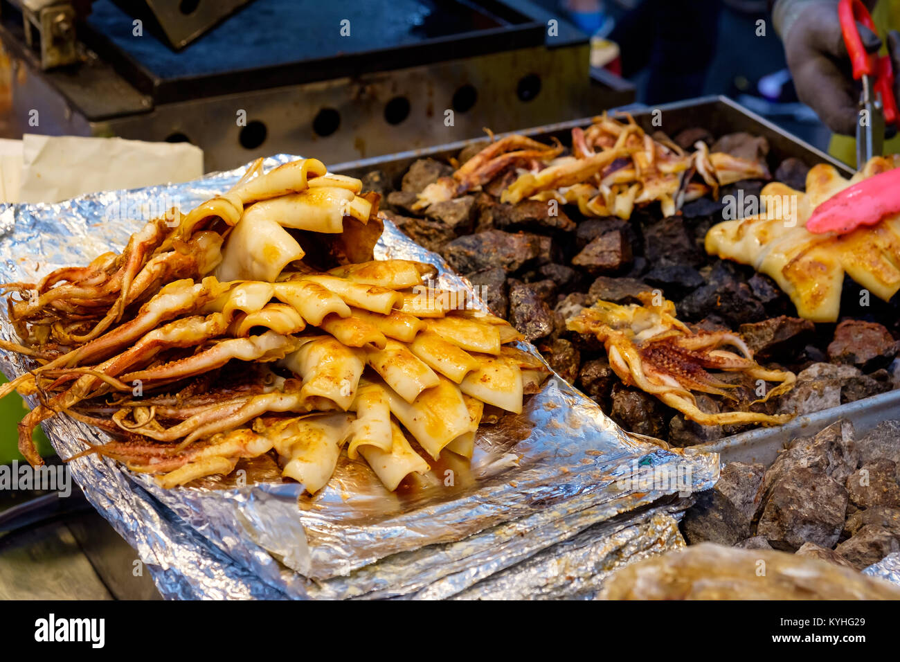 Korean Street Food Squid Feed Your Stomach, Fill Your Seoul
