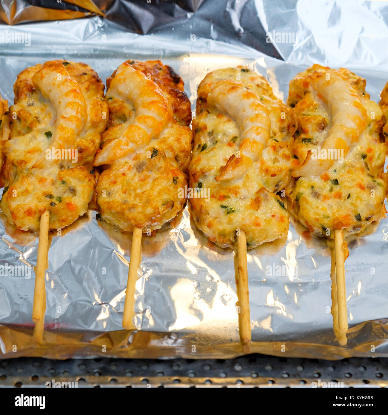 Odeng (Fishcake with shrimp) korean street food Stock Photo - Alamy