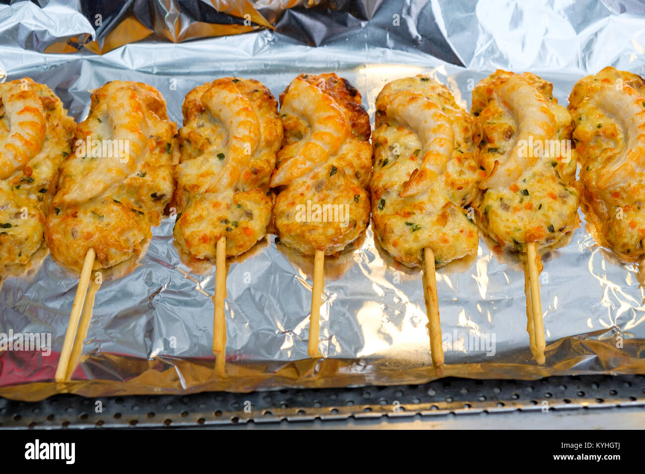 Odeng (Fishcake with shrimp) korean street food Stock Photo - Alamy