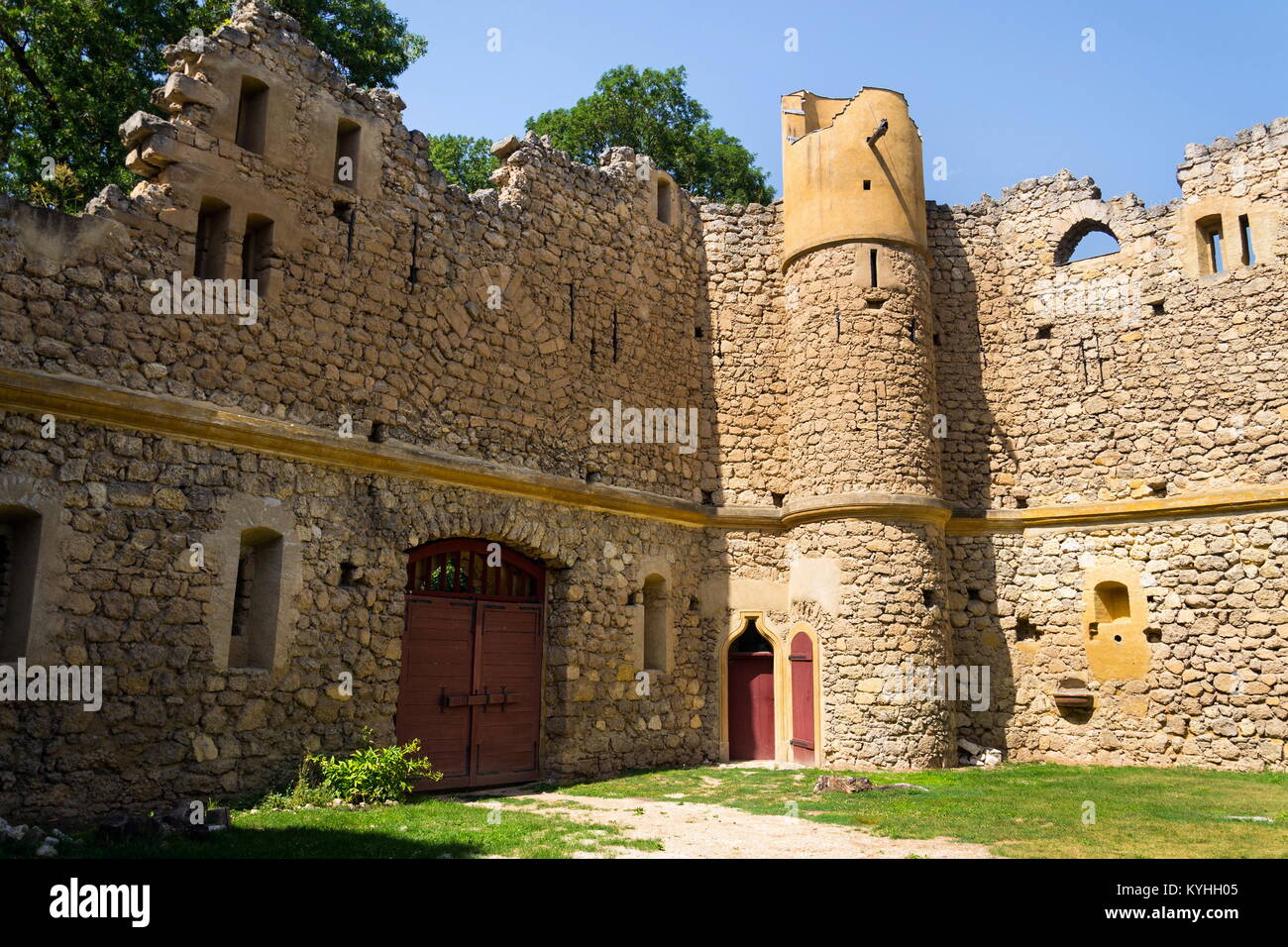Ruins of Johns Castle, Lednice, Lednice-Valtice, Moravia, Czech ...
