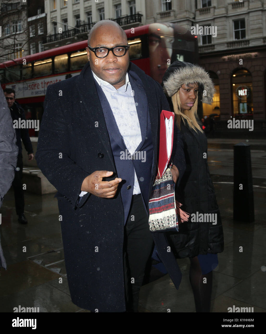 Lanre Haastrup, the father of Isaiah Haastrup, arriving at the Royal ...