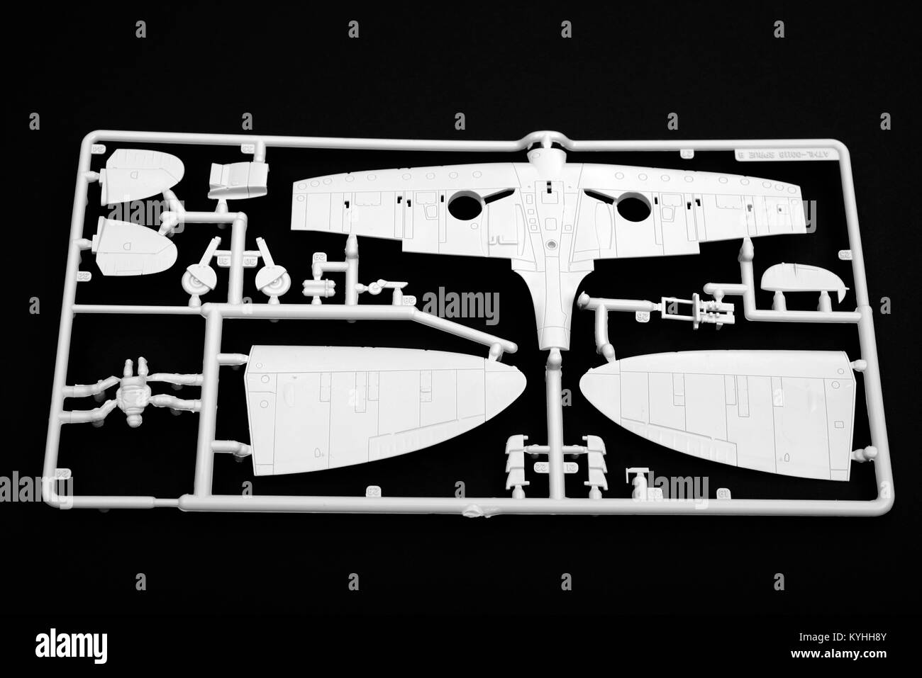 Airfix scale model Spitfire Stock Photo - Alamy