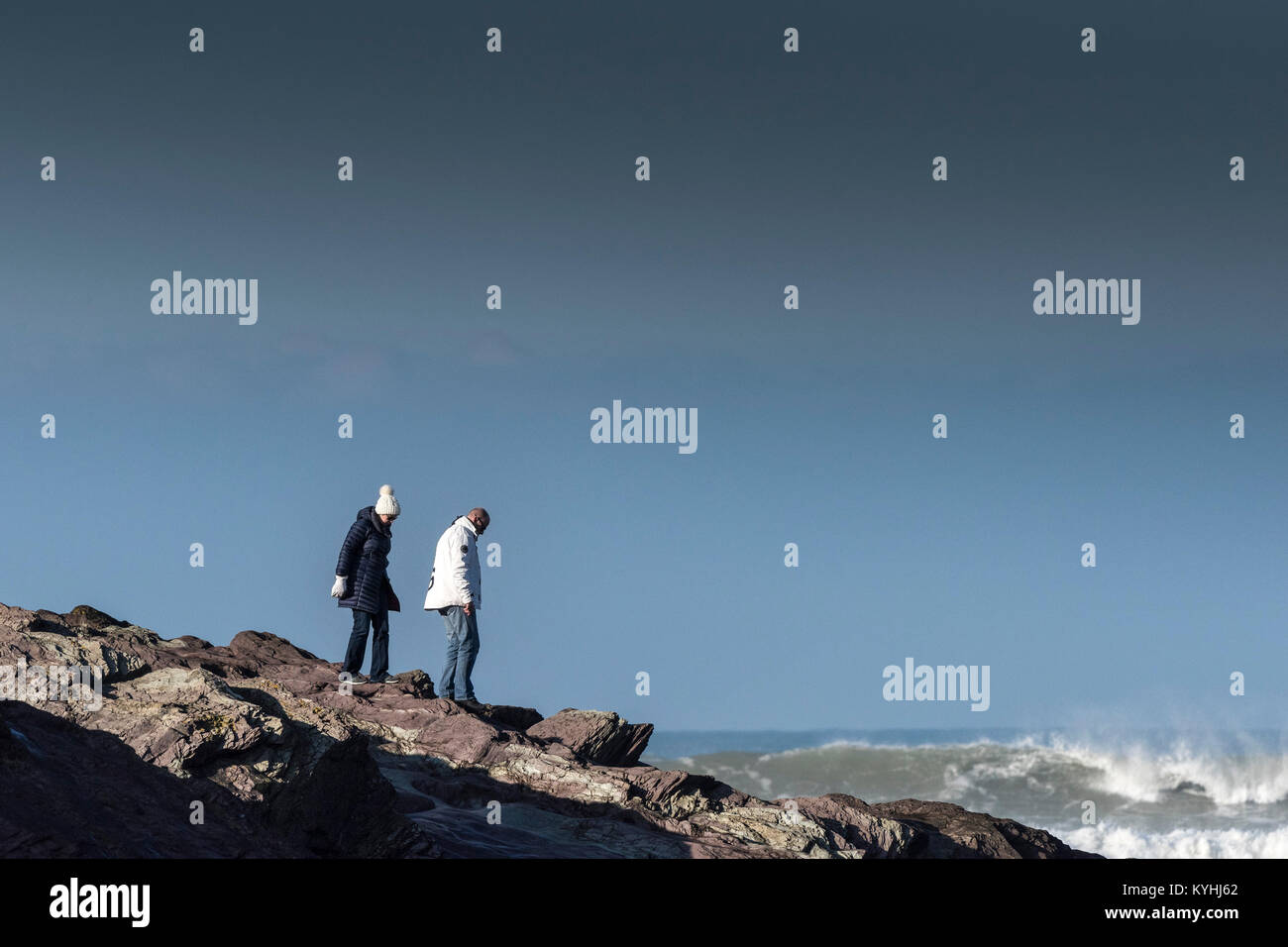Two rocks beach hi-res stock photography and images - Alamy