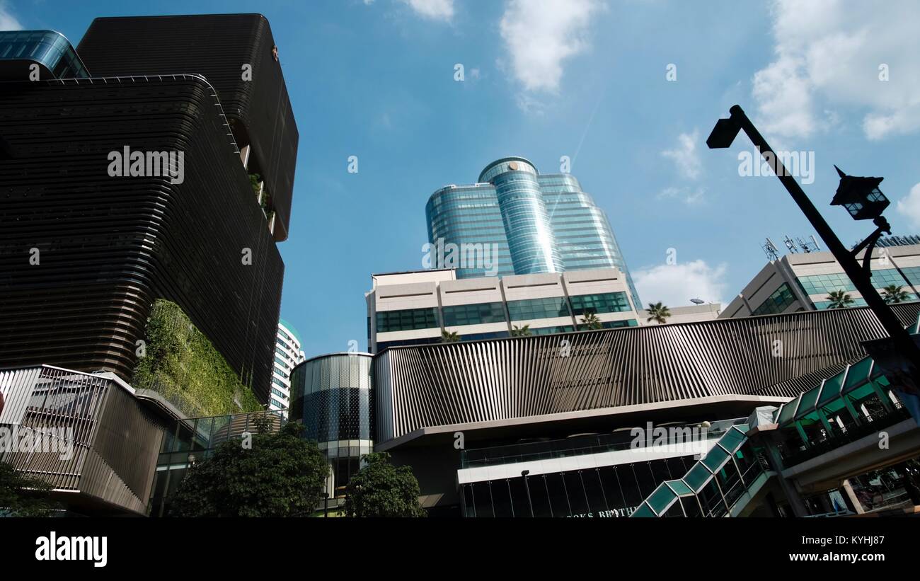 Skyline of Siam Square Area Bangkok Thailand Stock Photo - Alamy