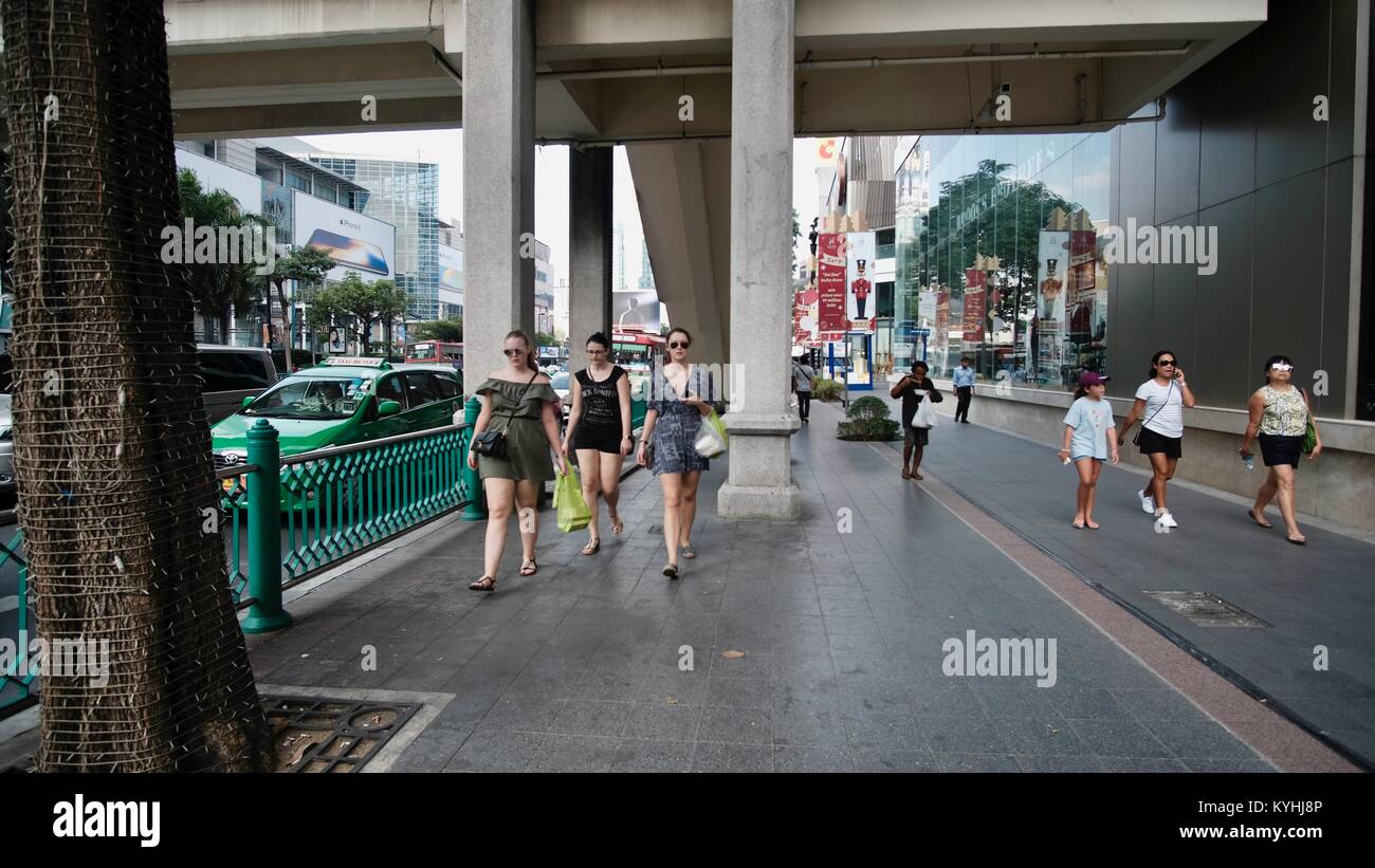Transportation Traffic Ratchaprasong Intersection Phloen Chit, Rama I ...