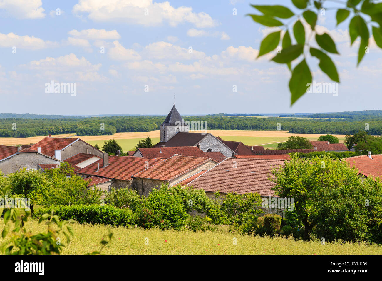 France, Haute-Marne (52), Colombey-les-Deux-Églises, le village ...