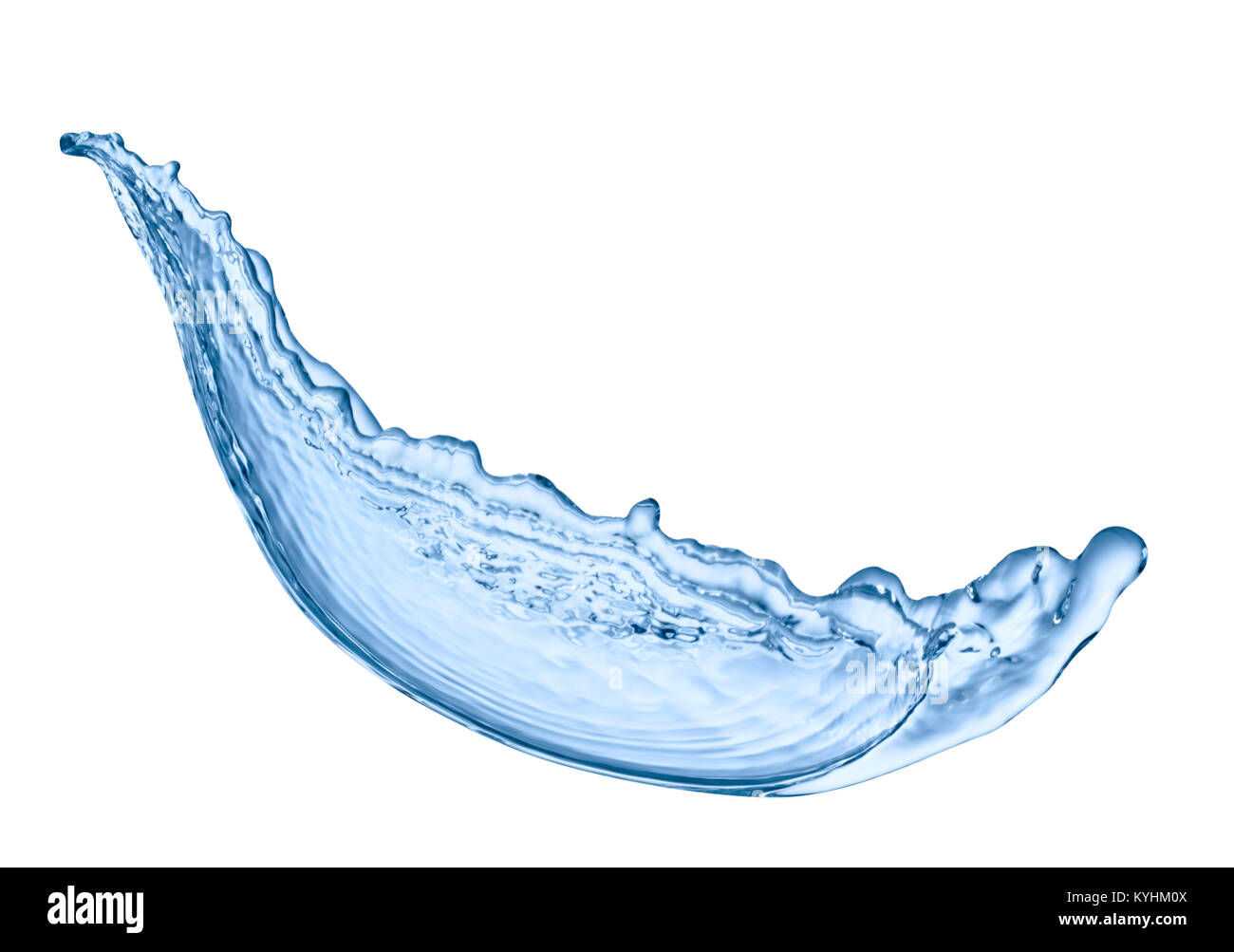 close up of a water splash on white background Stock Photo - Alamy