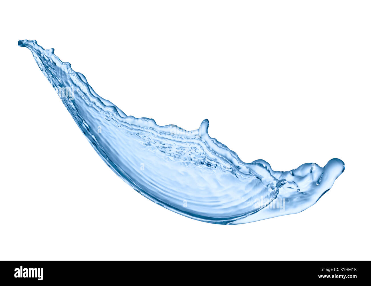 close up of a water splash on white background Stock Photo - Alamy