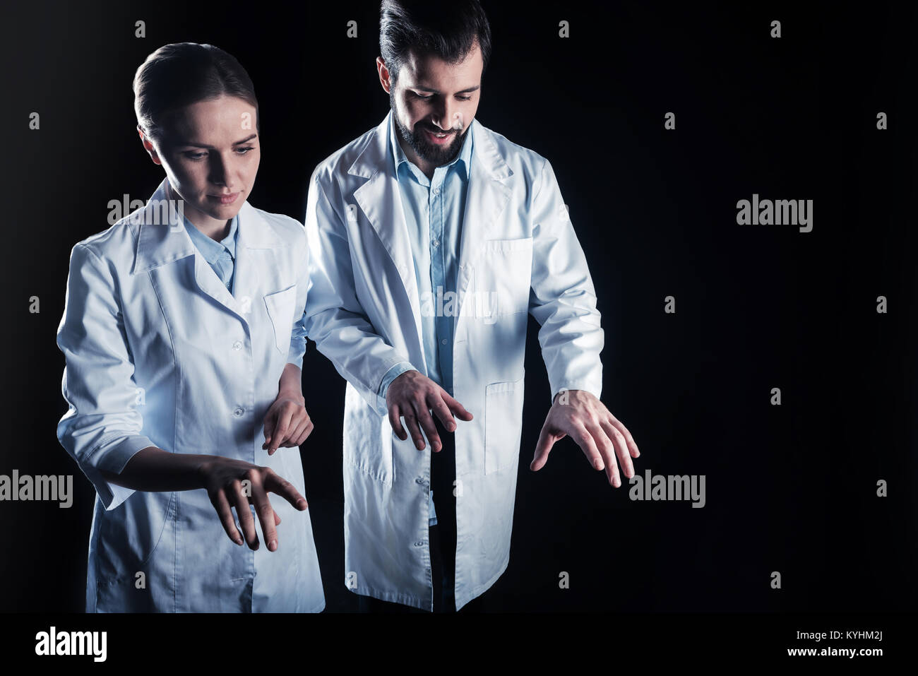 Scientists face hi-res stock photography and images - Alamy