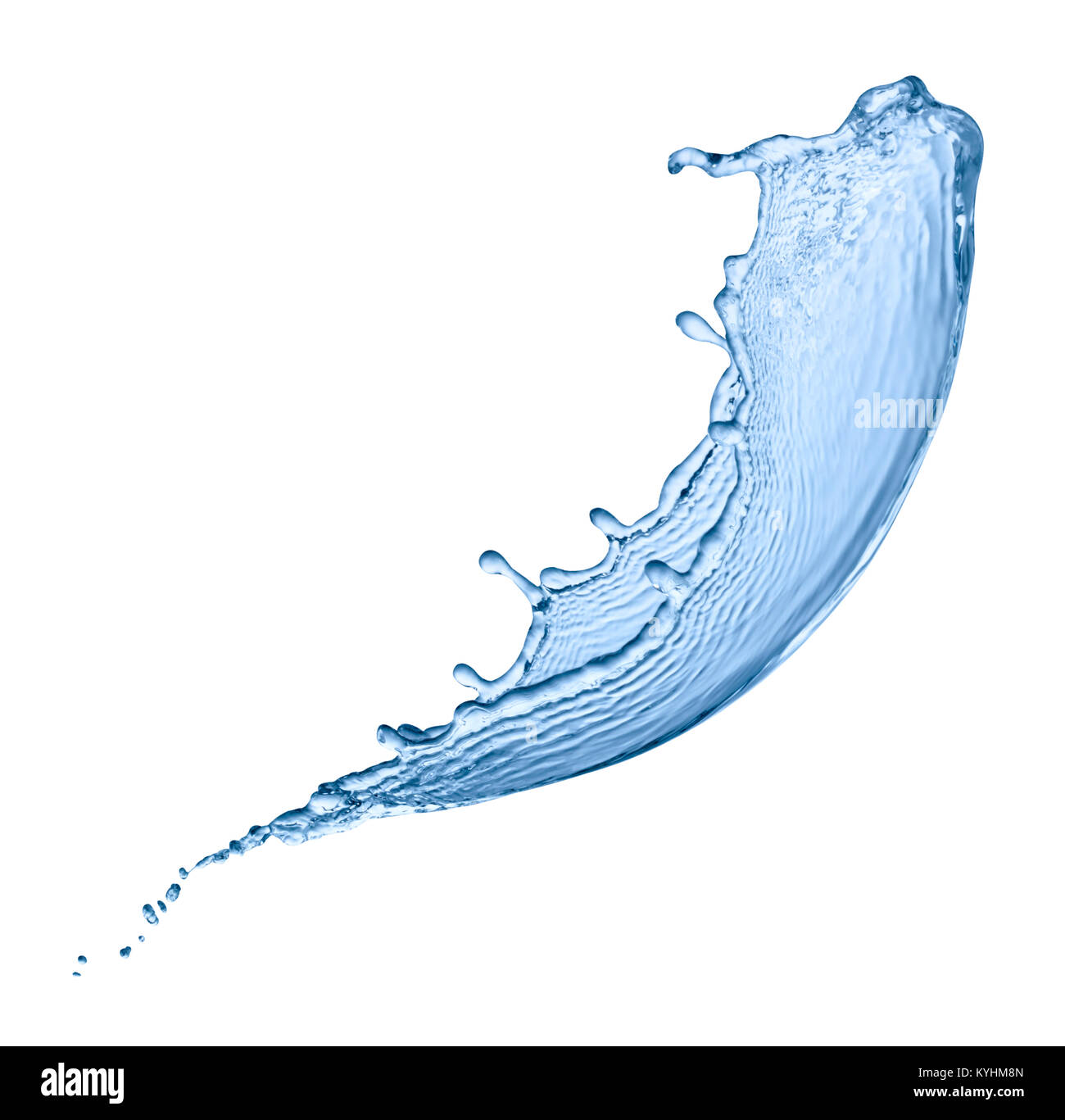 close up of a water splash on white background Stock Photo - Alamy