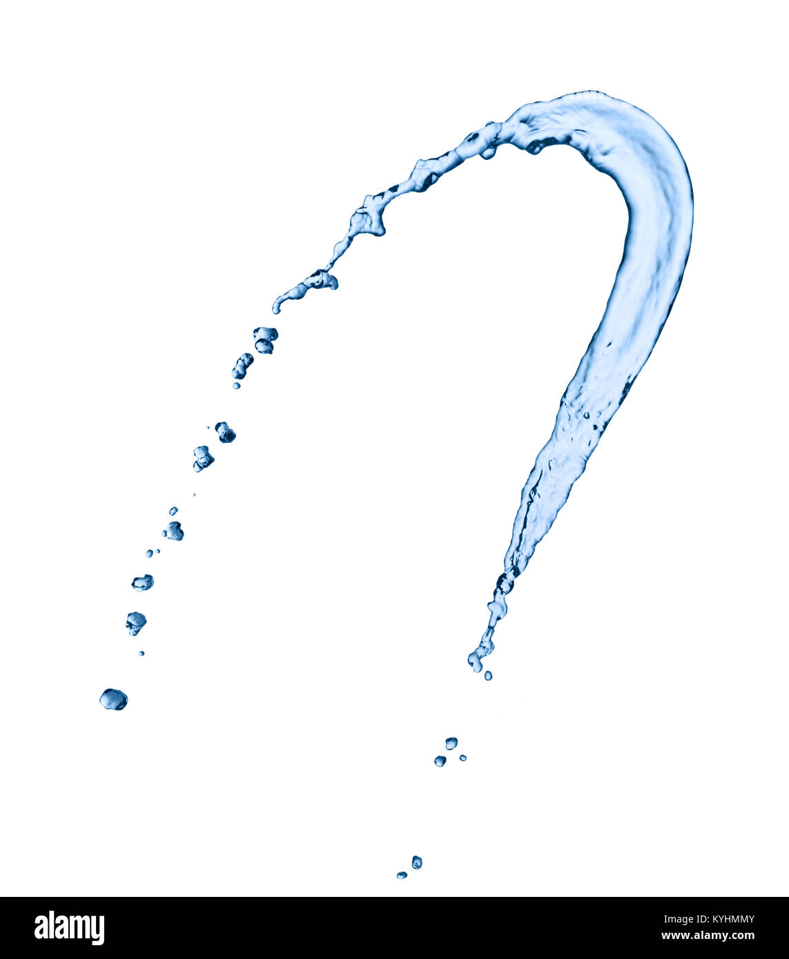 close up of a water splash on white background Stock Photo - Alamy