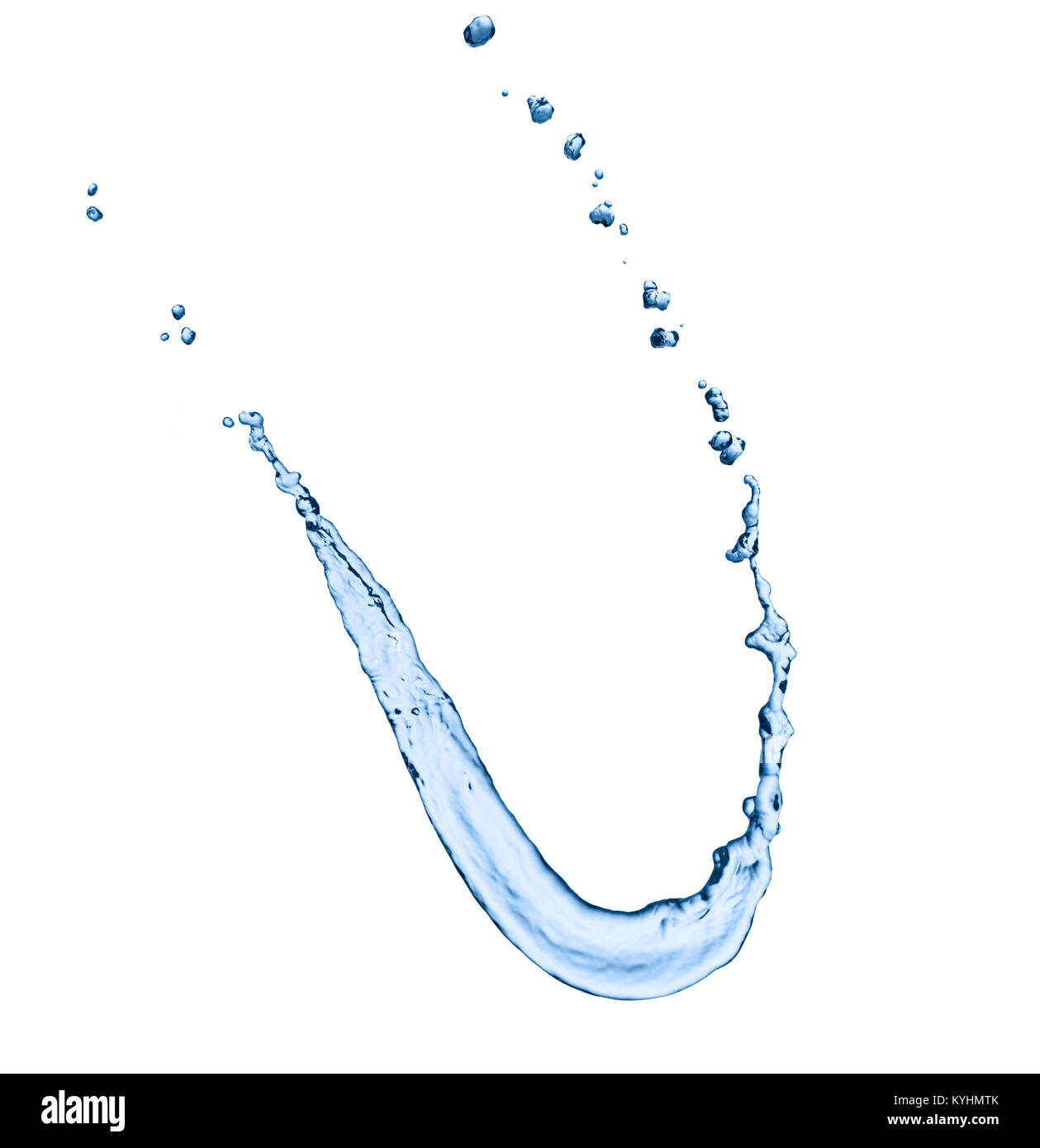 close up of a water splash on white background Stock Photo - Alamy