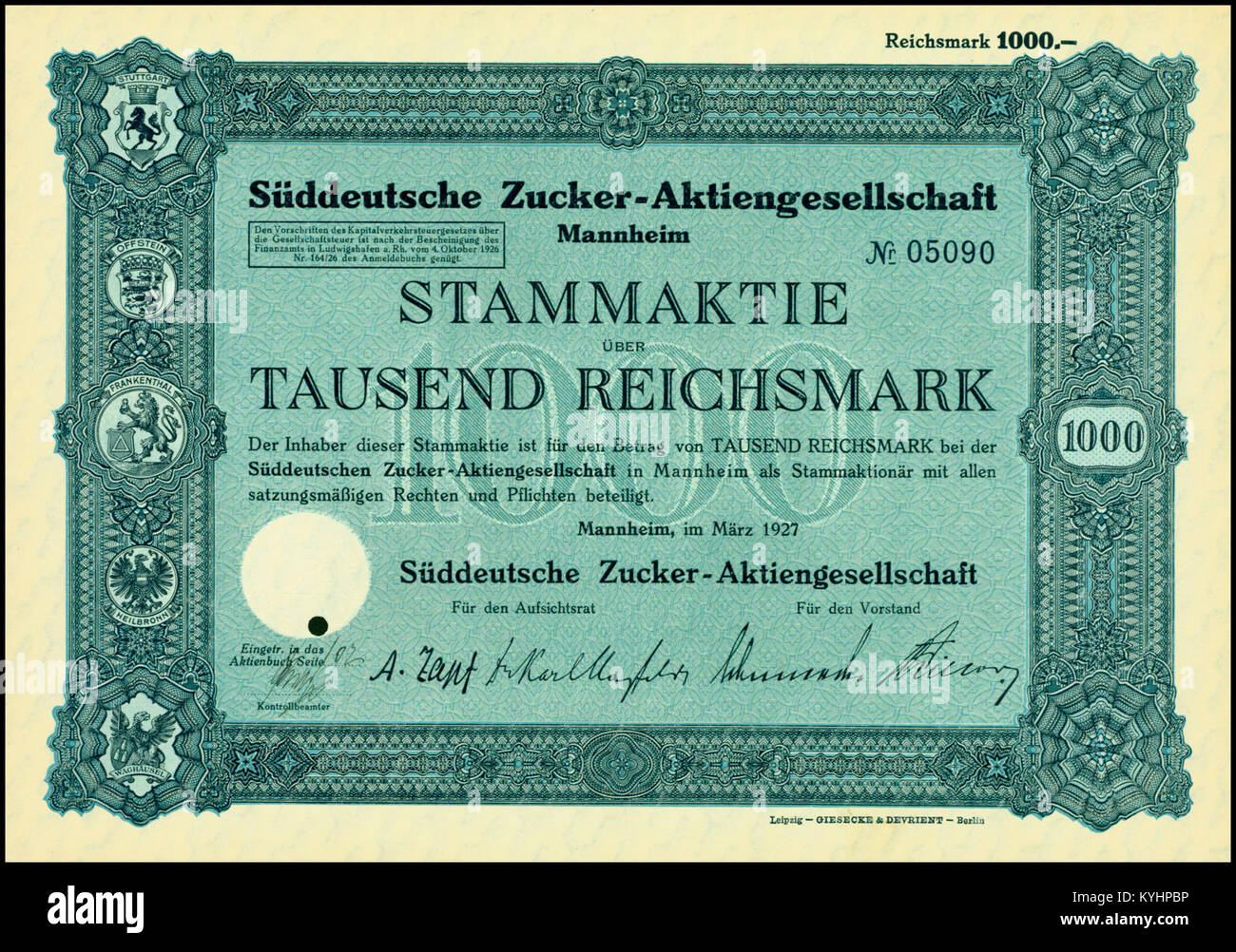 Süddeutsche Zucker-AG in Germany in 1927 was an industrial sugar ...