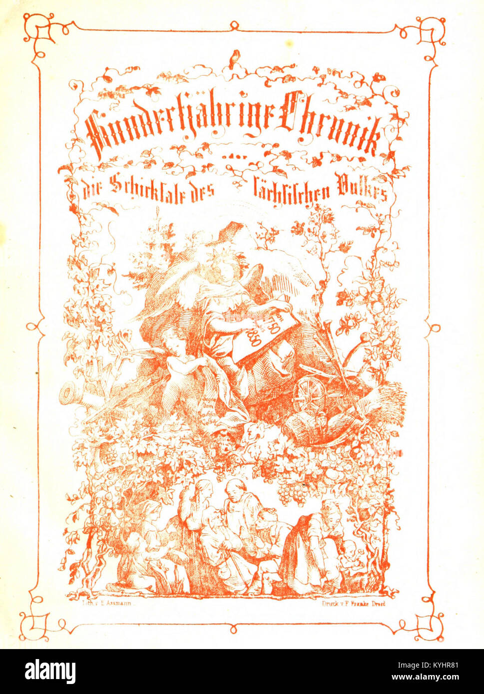 'Hundertjährige Chronik' documents the history of the Saxon people from ...