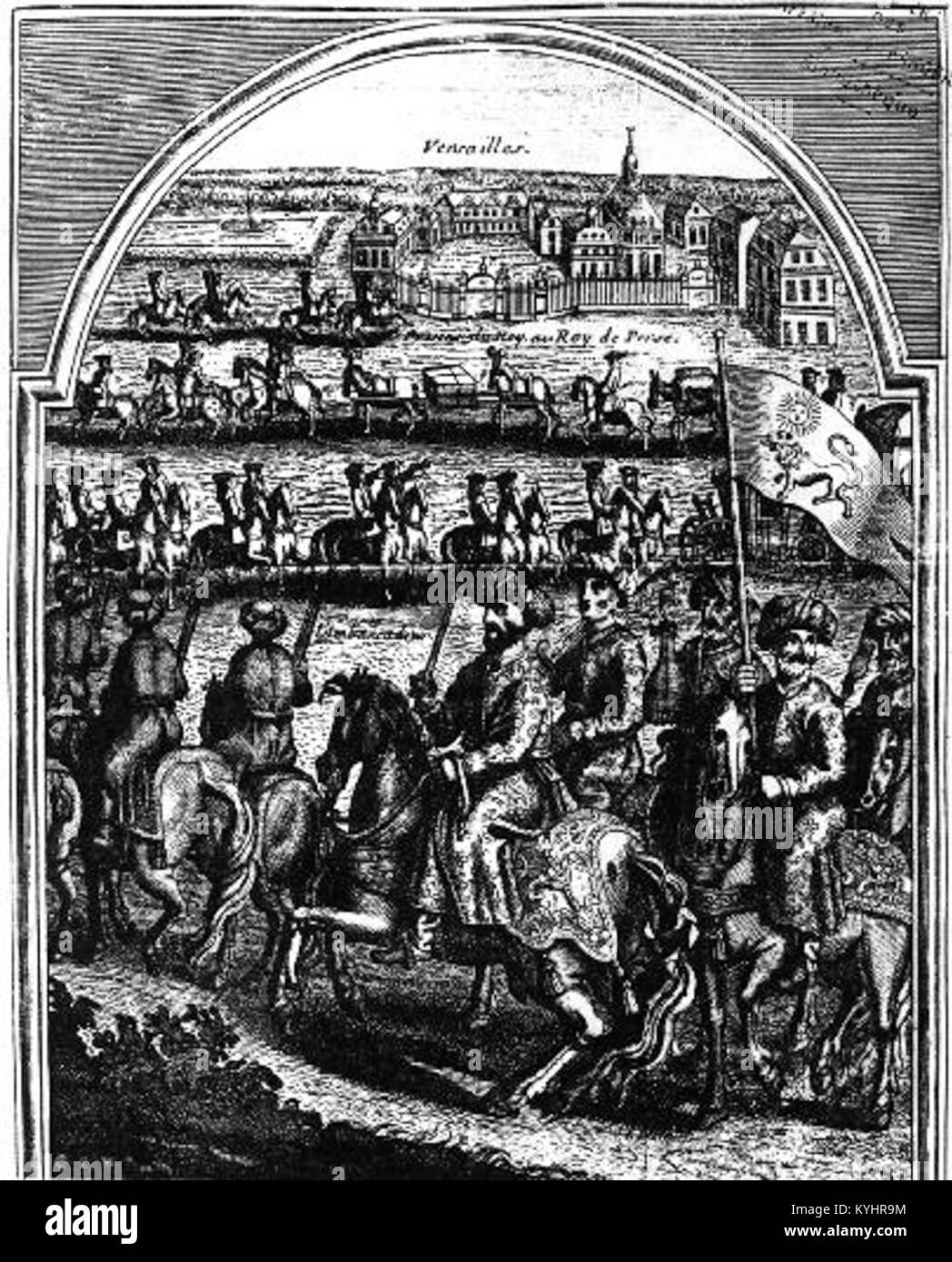 The Safavid flag from 1715 AD symbolizes the Safavid dynasty’s power in ...