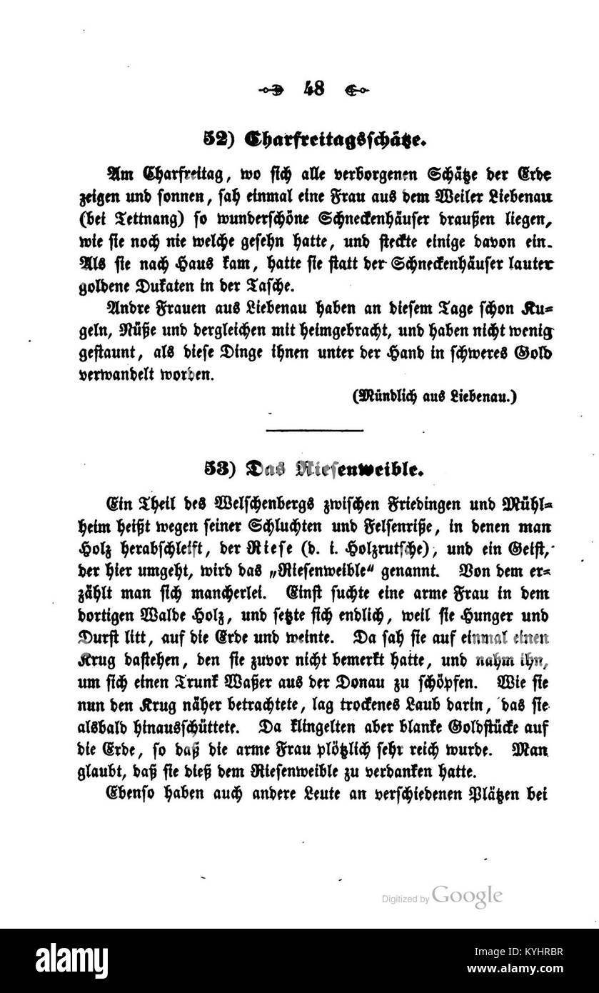 The 1852 publication 'Sagen, Sitten, Gebräuche' by Meier explores ...