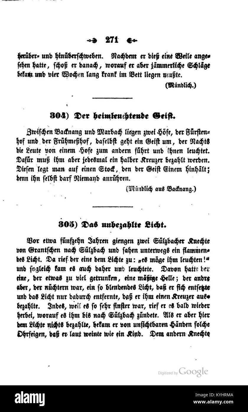 Meier's 1852 volume documents local legends, folk traditions, and ...