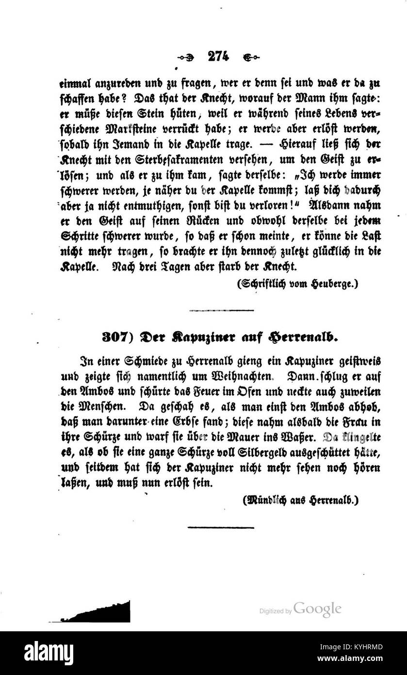 Meier's 1852 compilation records German legends, customary practices ...