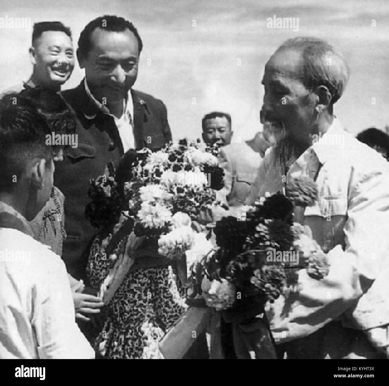 Saifuddin Azizi, Tao Zhiyue, and Ho Chi Minh are pictured together ...