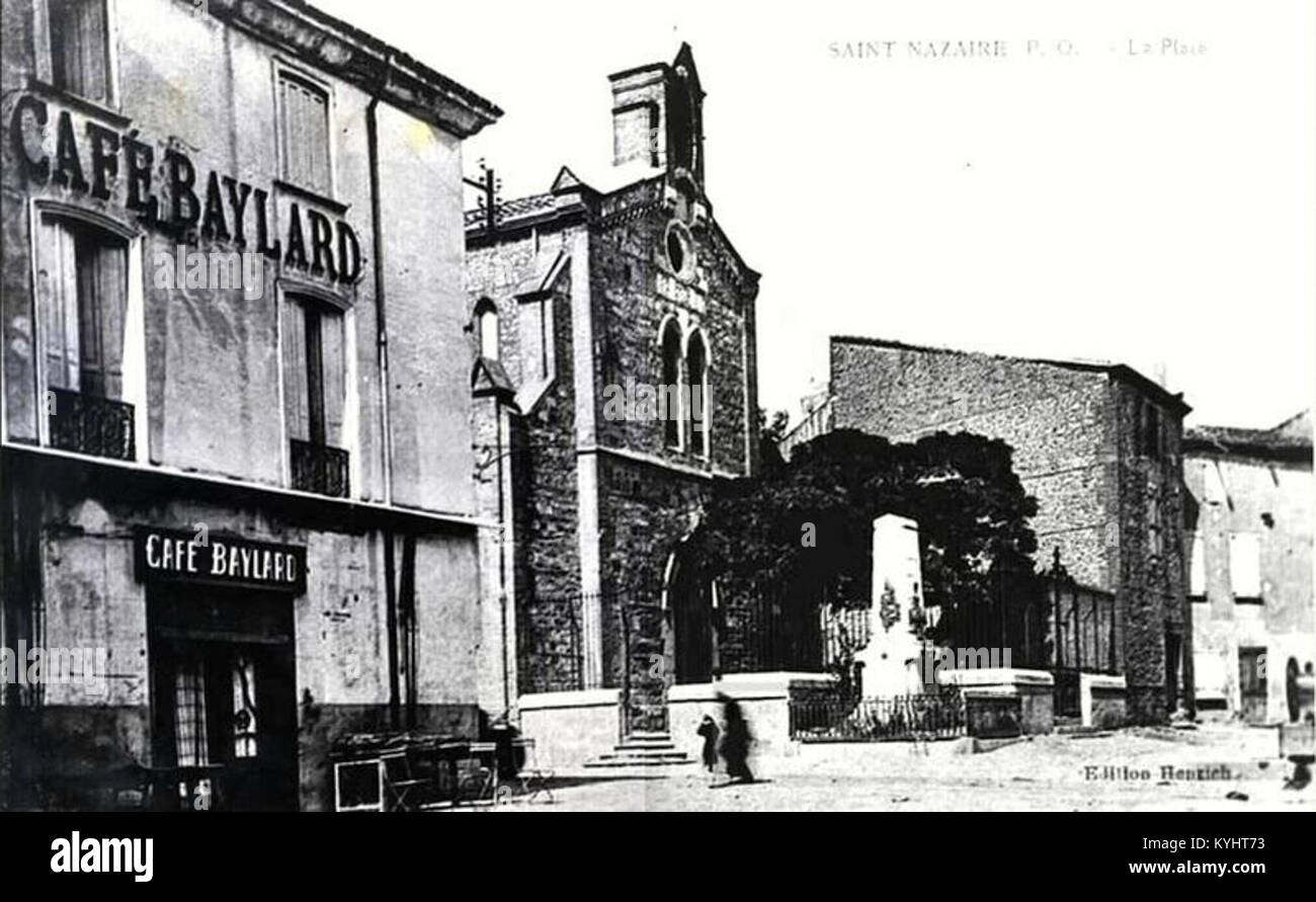 The photograph shows Saint-Nazaire, France, highlighting La Place ...