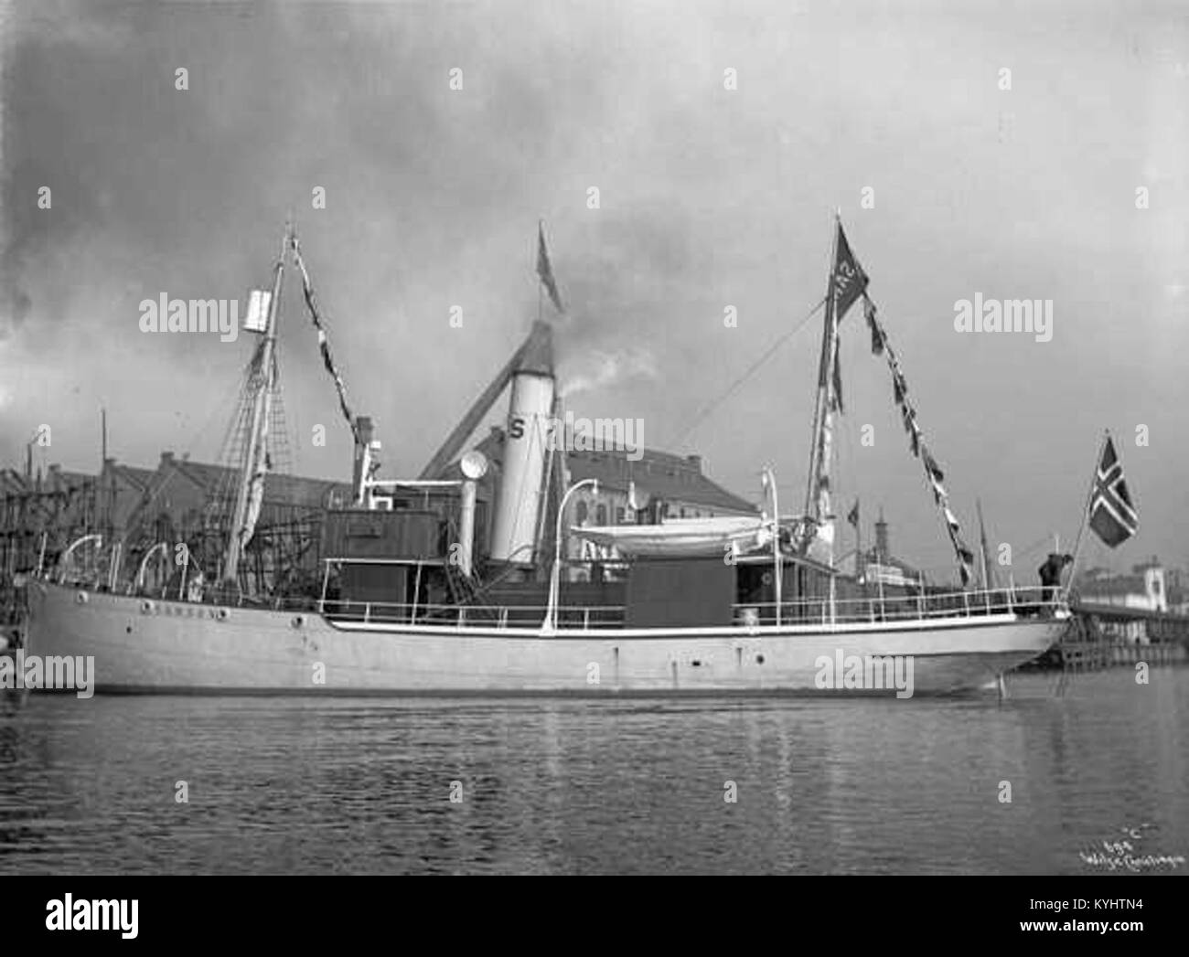 This title refers to the 'Samson' whale catcher, a historical vessel ...