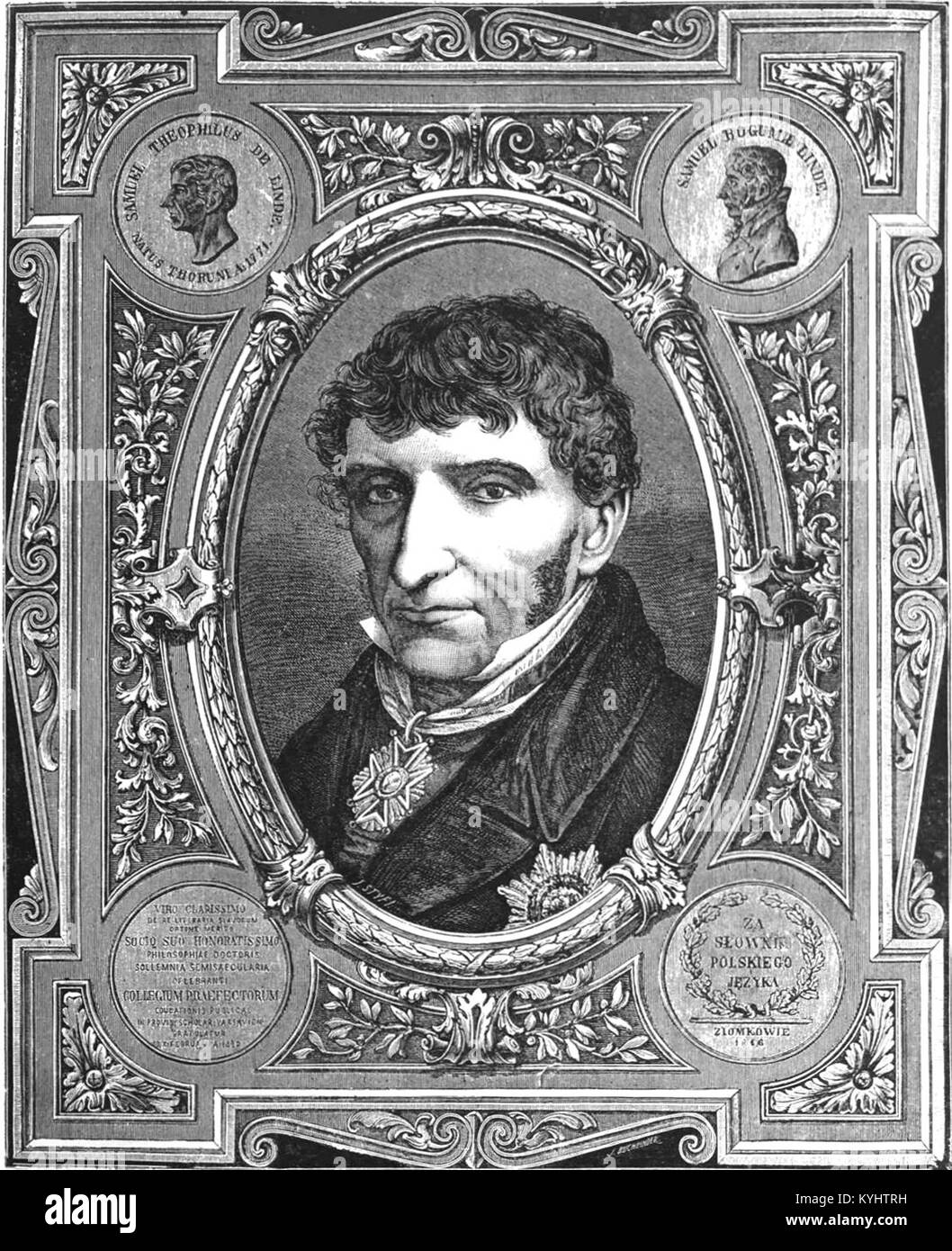 This image relates to Samuel Bogumił Linde, a Polish linguist and ...