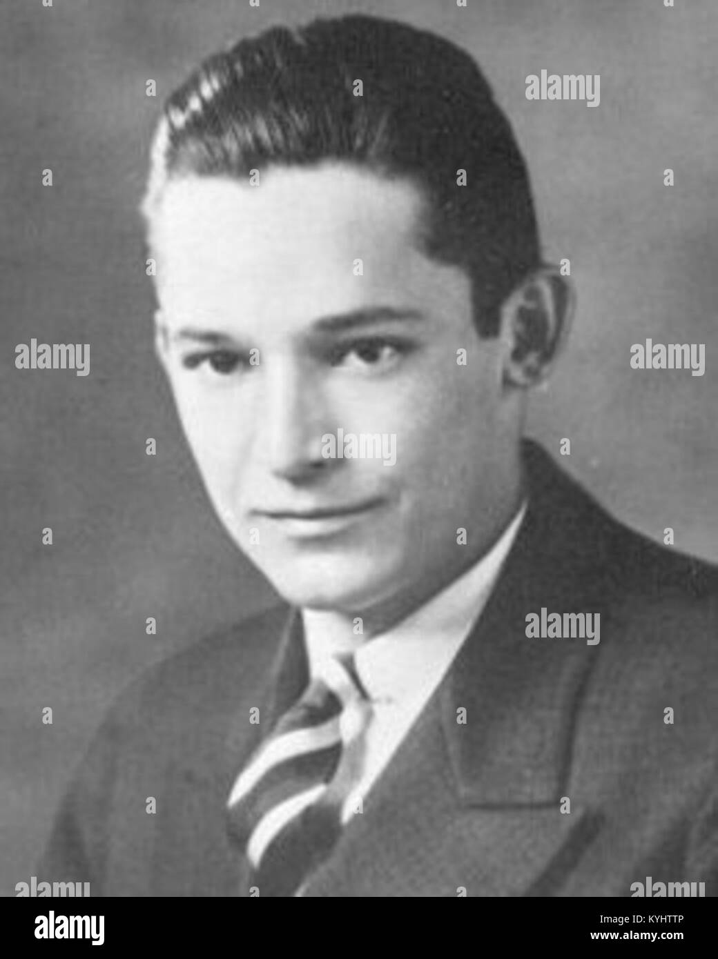 A cropped image of Sam Walton, likely taken in 1936, depicting the ...