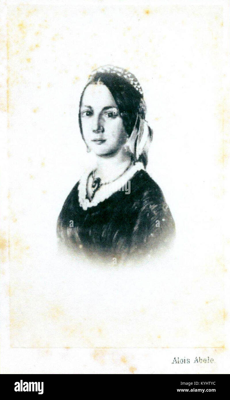 A historical record of Maria Sandbäck (née Stehle), born in 1824 and ...