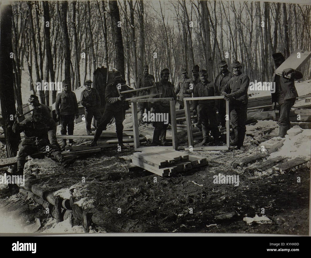 The Sapper Company 2-13 workshop in Dolzok forest was used by military ...