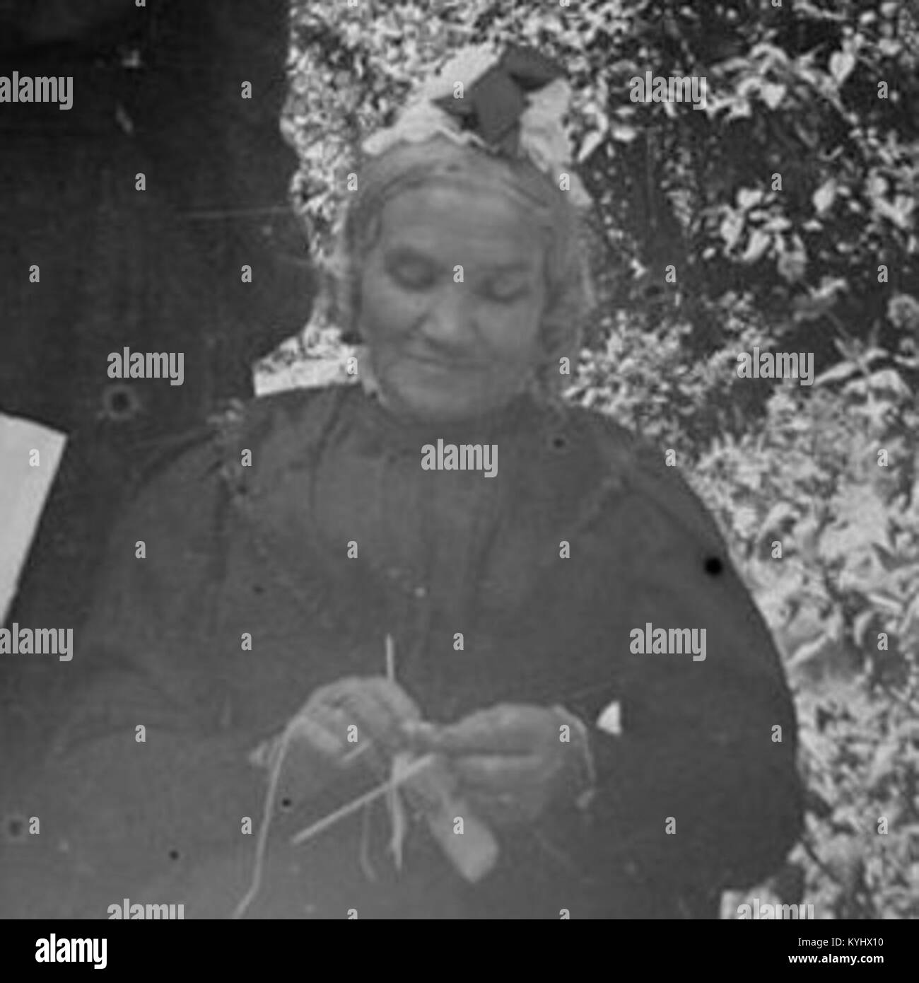 Sarah Jane Kirk (born Mattocks) in 1895 (cropped Stock Photo - Alamy
