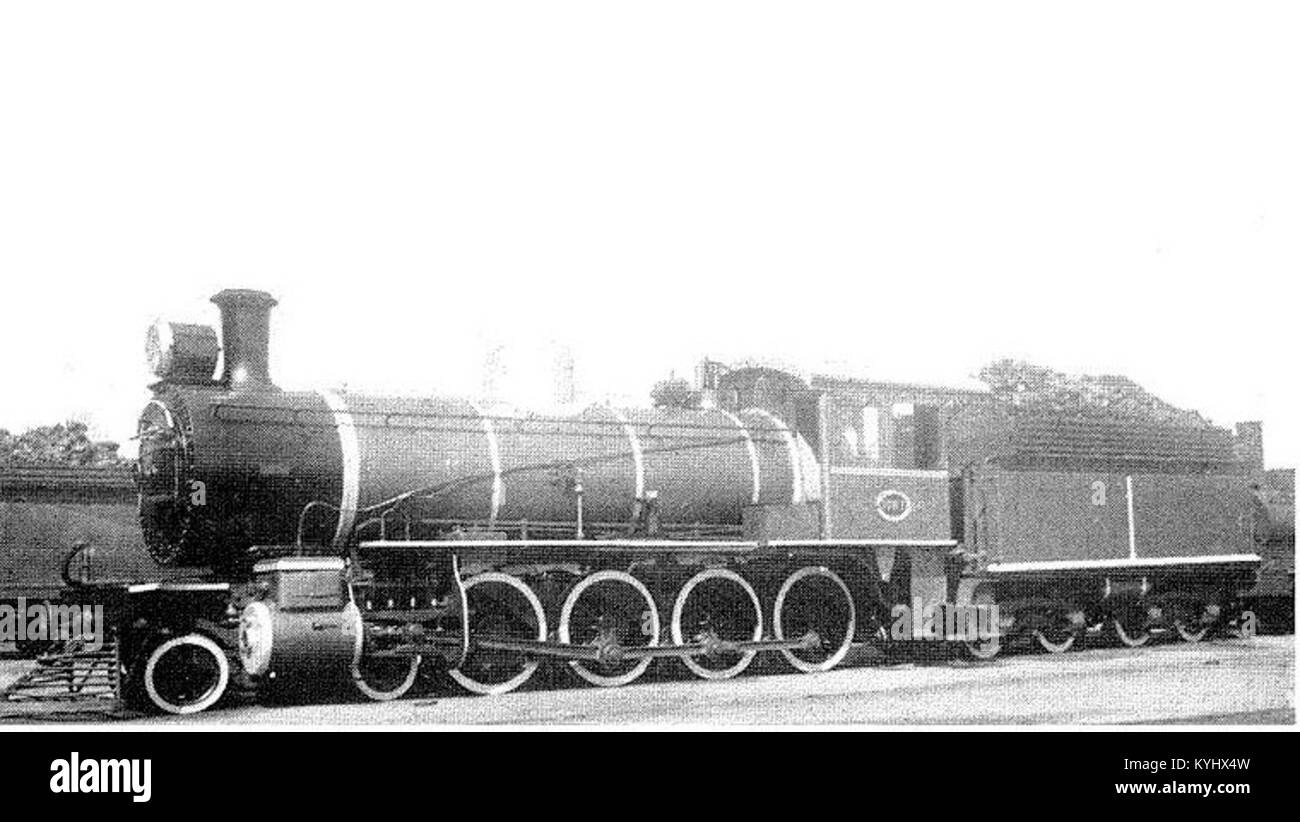 SAR Class 8 1087 (4-8-0) CGR 778 Stock Photo - Alamy