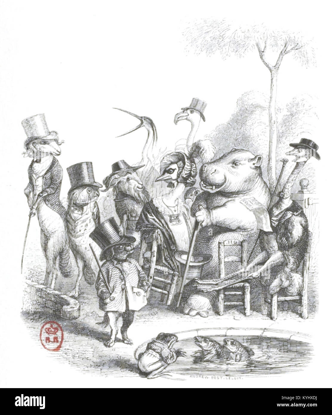 This volume presents illustrations of animals in their private and ...