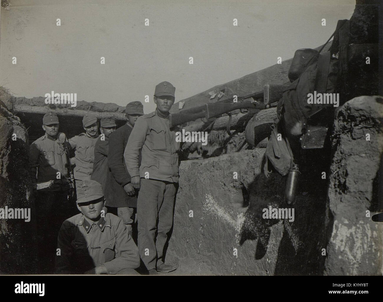 This image depicts a military shooting range used by Infantry Regiment ...