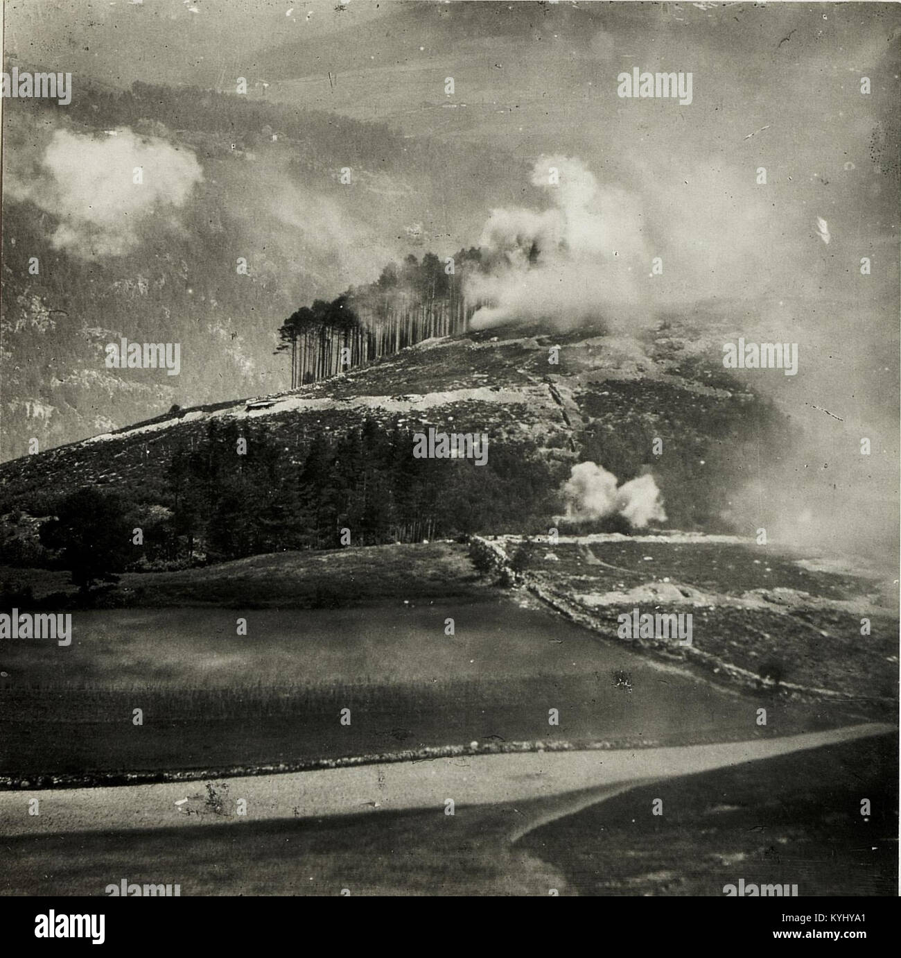 The Schabs storm training grounds were used for military exercises ...