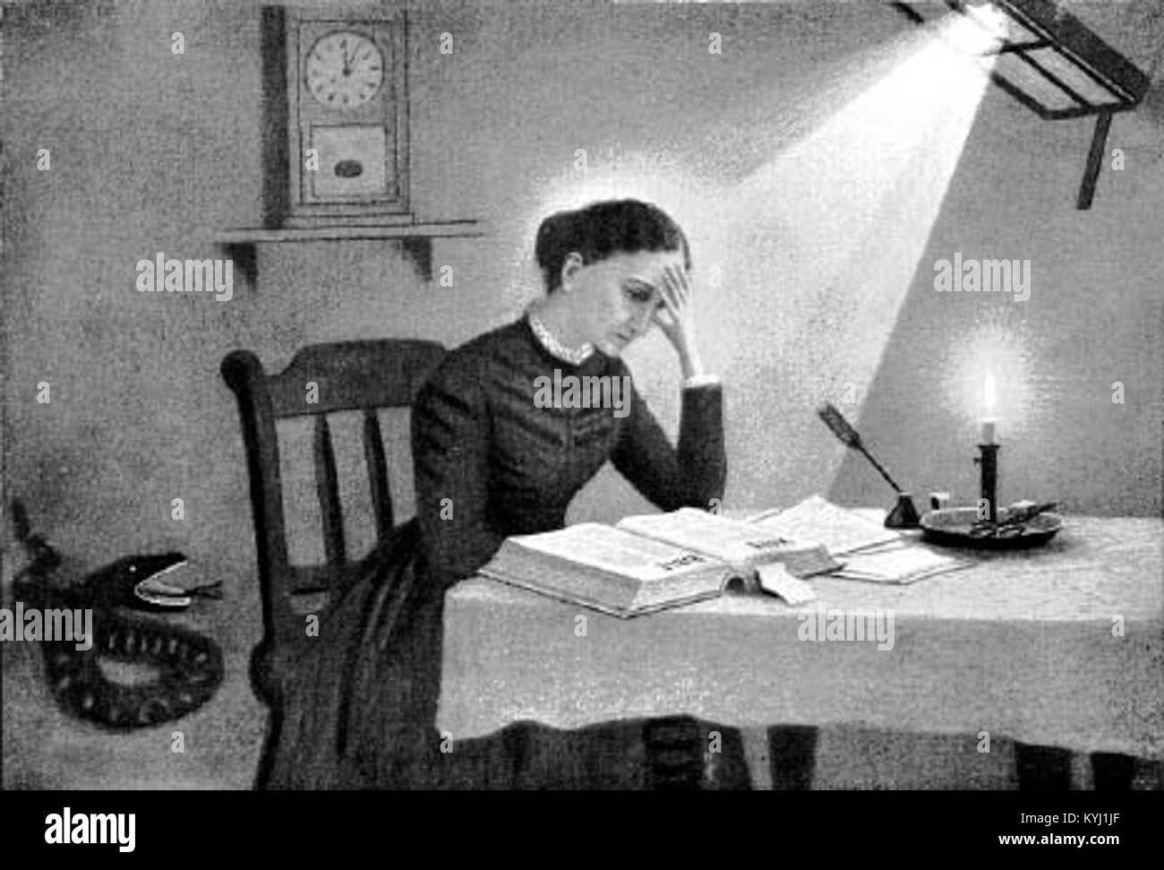 Seeking and finding (Mary Baker Eddy Stock Photo - Alamy