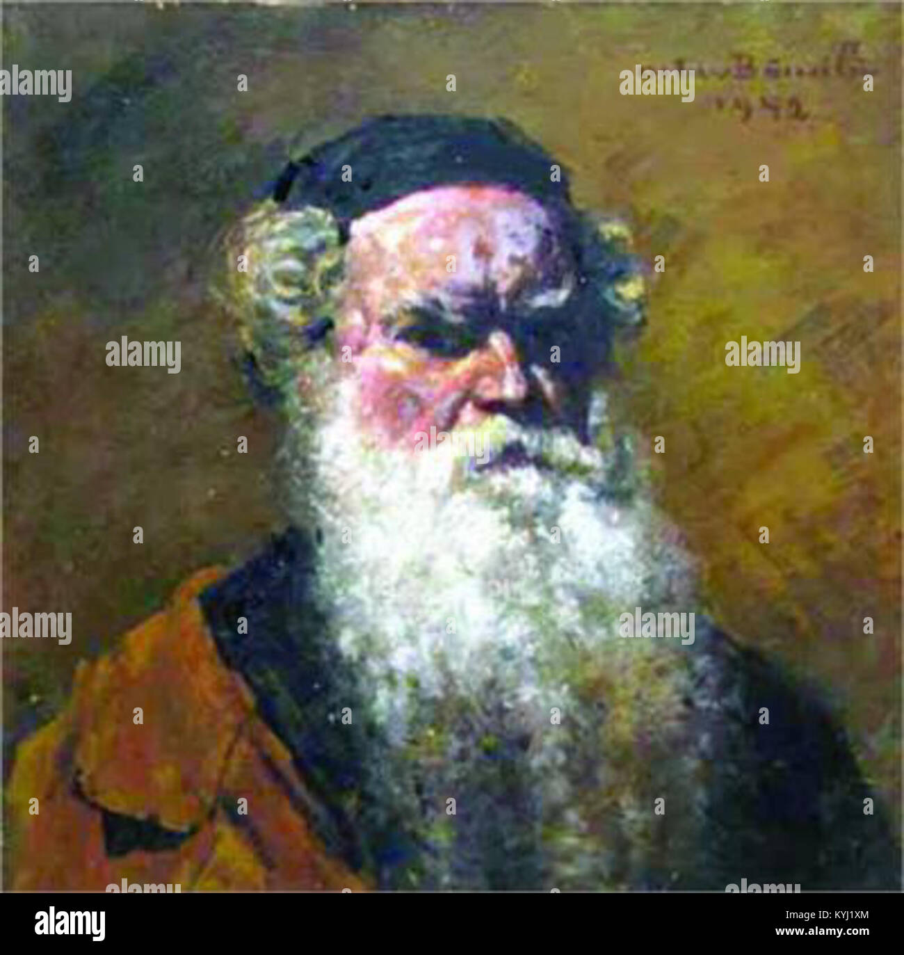 This self-portrait by Octav Bancila, a Romanian artist, captures his ...