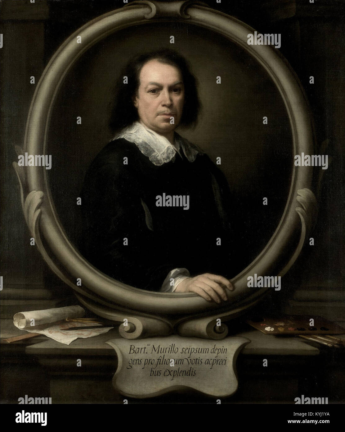 Bartolomé Esteban Murillo's self-portrait, from the Spanish Baroque ...