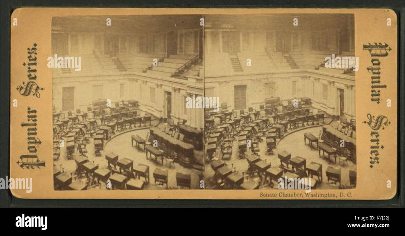 Senate Chamber, Washington, D.C, from Robert N. Dennis collection of ...