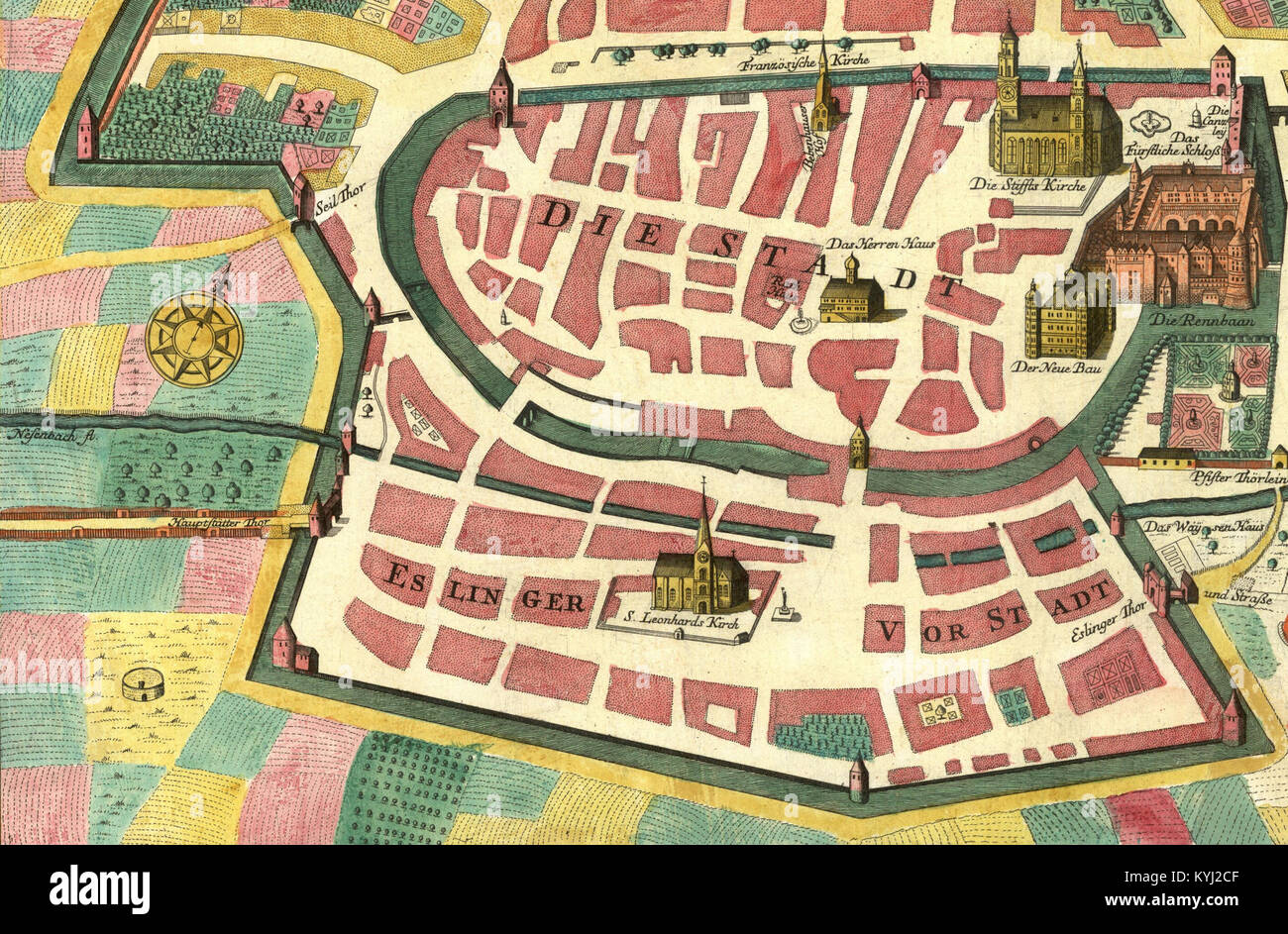 German map 1700s hi-res stock photography and images - Alamy