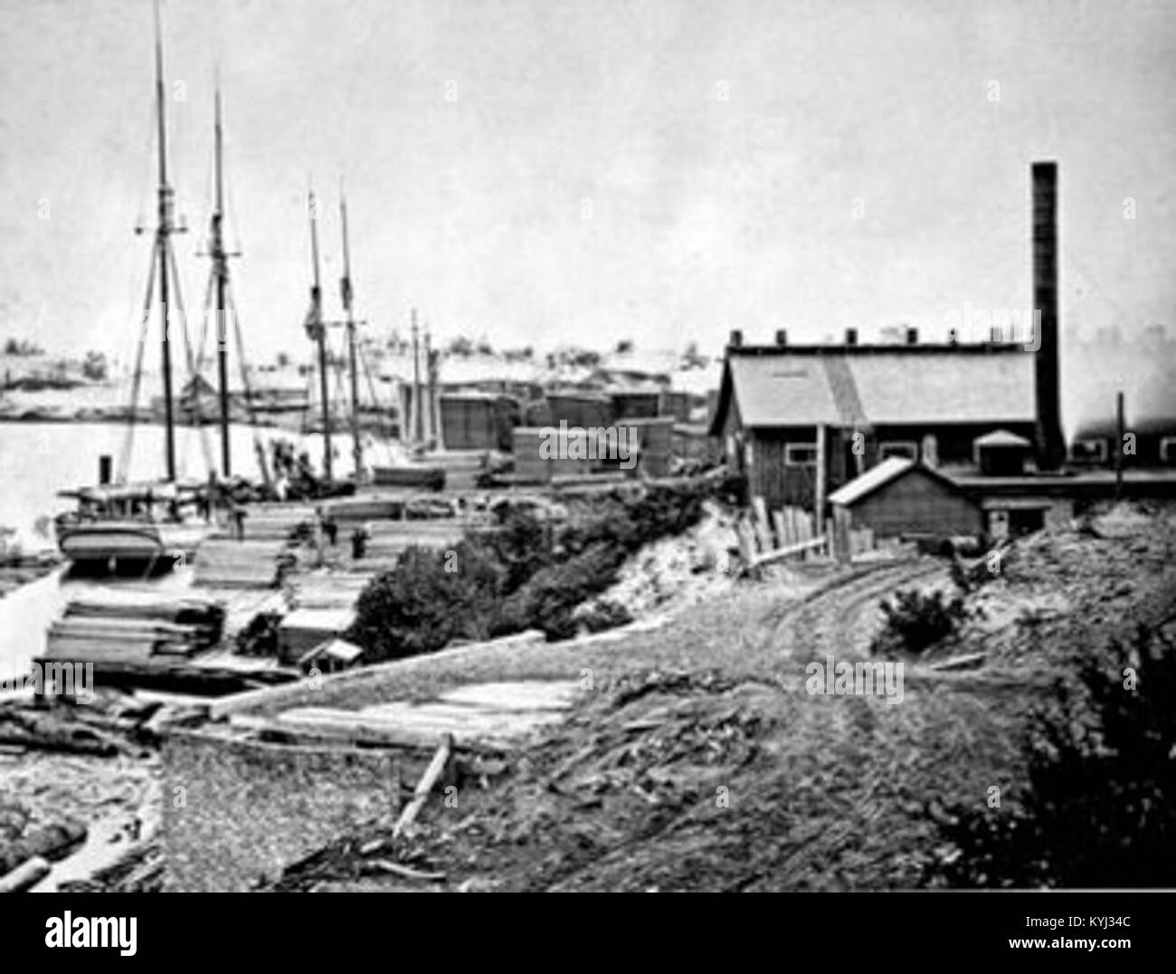 Colonial singapore 19th century Black and White Stock Photos & Images ...