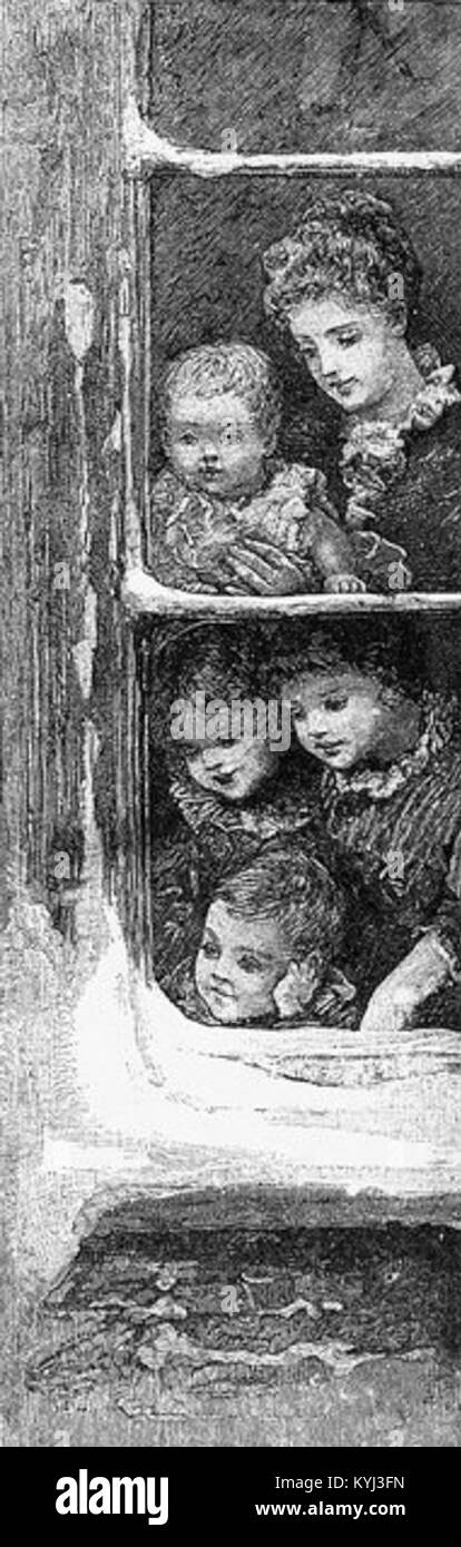 Snowstorm cold snow wind Black and White Stock Photos & Images - Alamy