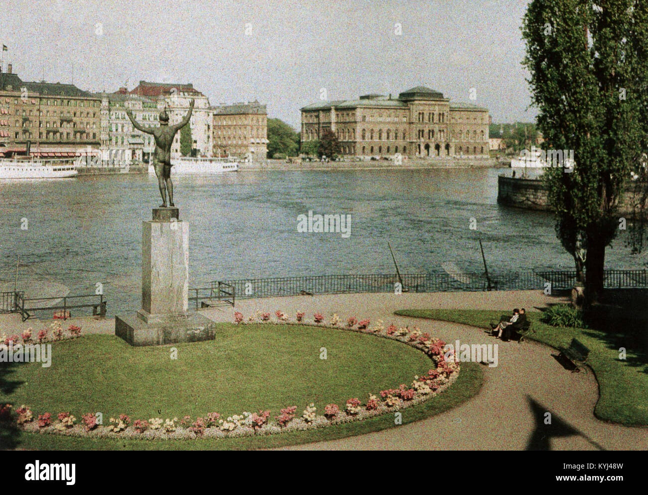 A depiction of the 'Solsångaren' (The Sun Singer), created by Cronquist ...