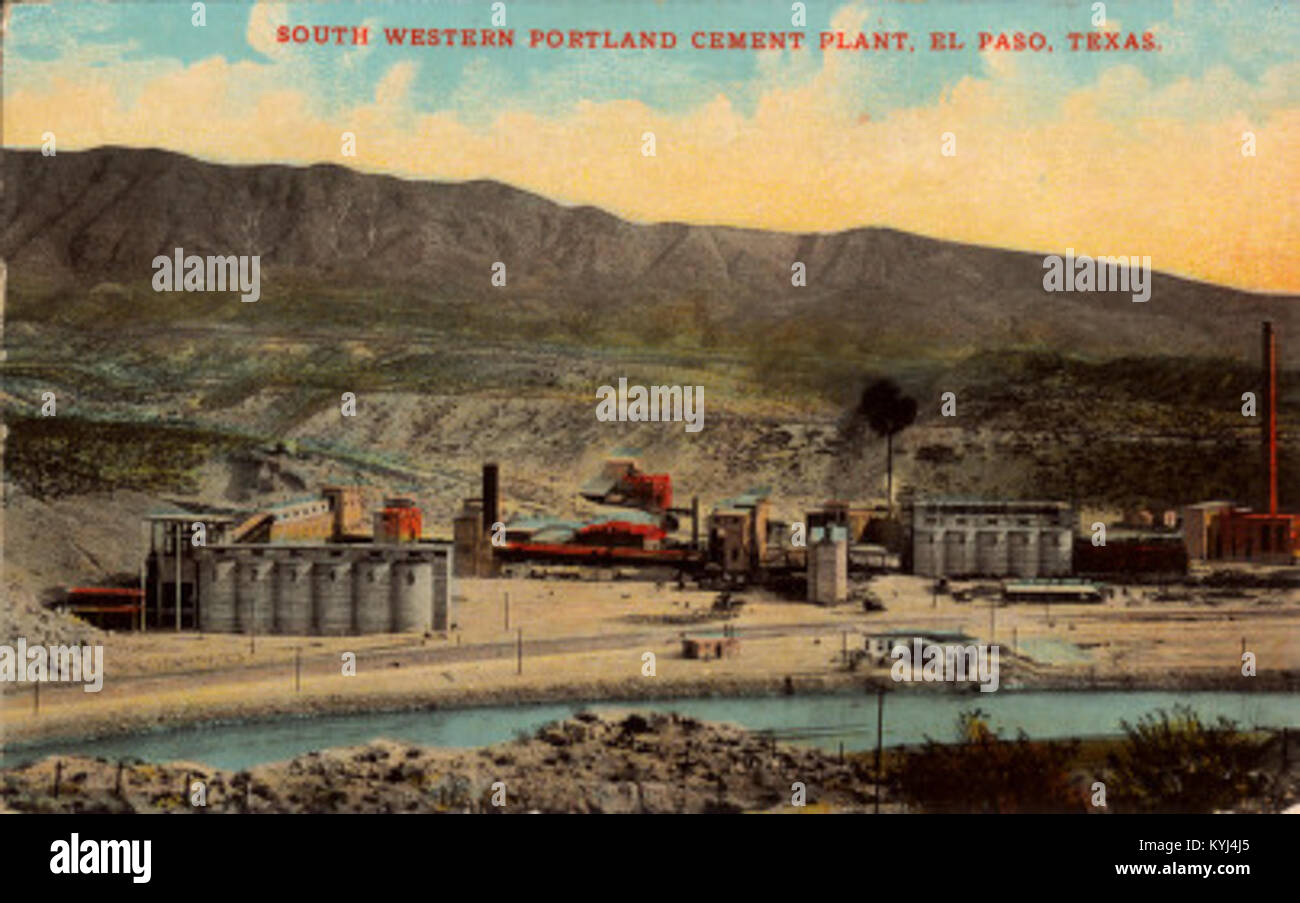 The South Western Portland Cement Plant in El Paso, Texas, is an ...