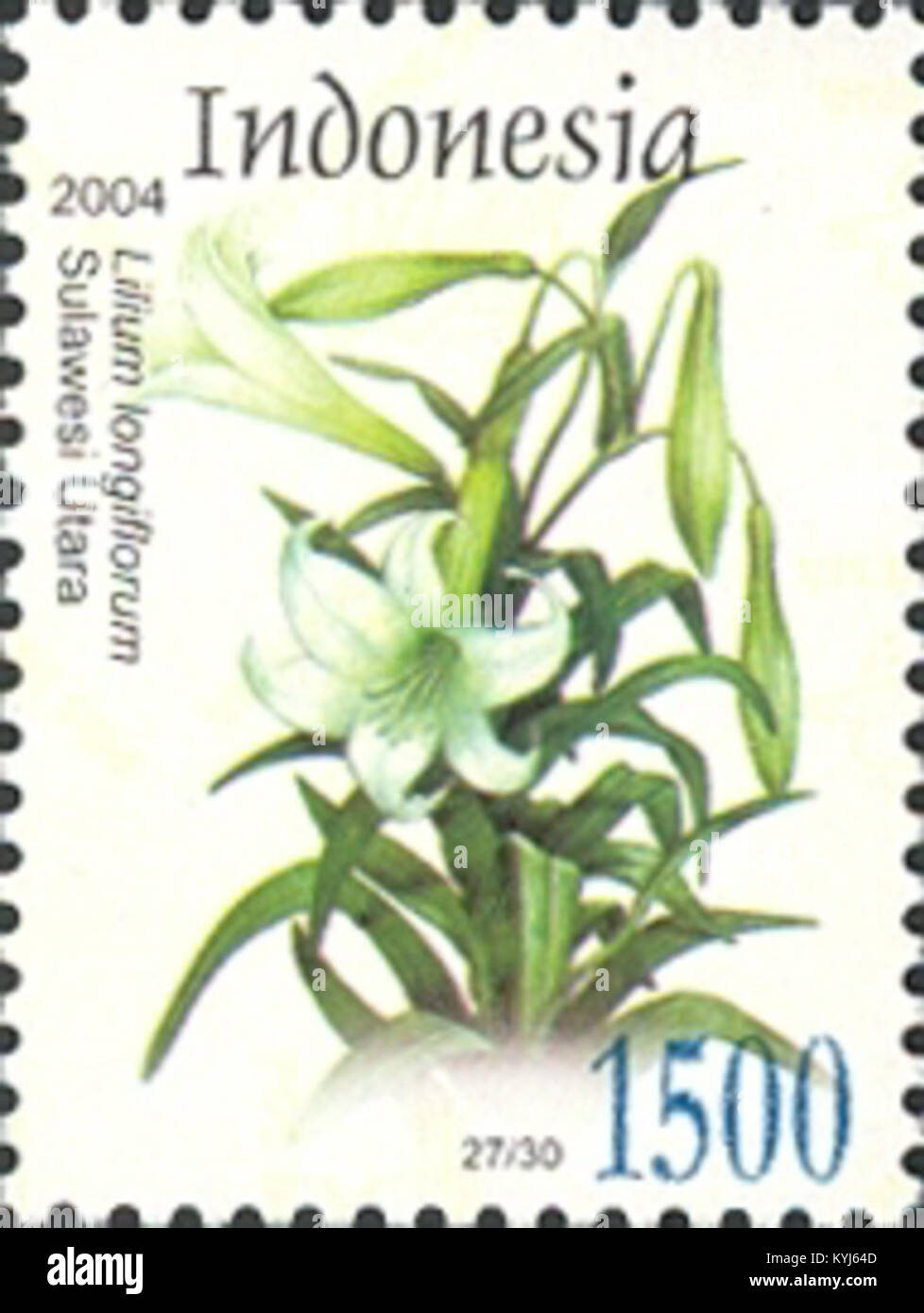 This collection features stamps from Indonesia, cataloged as 027-04 ...