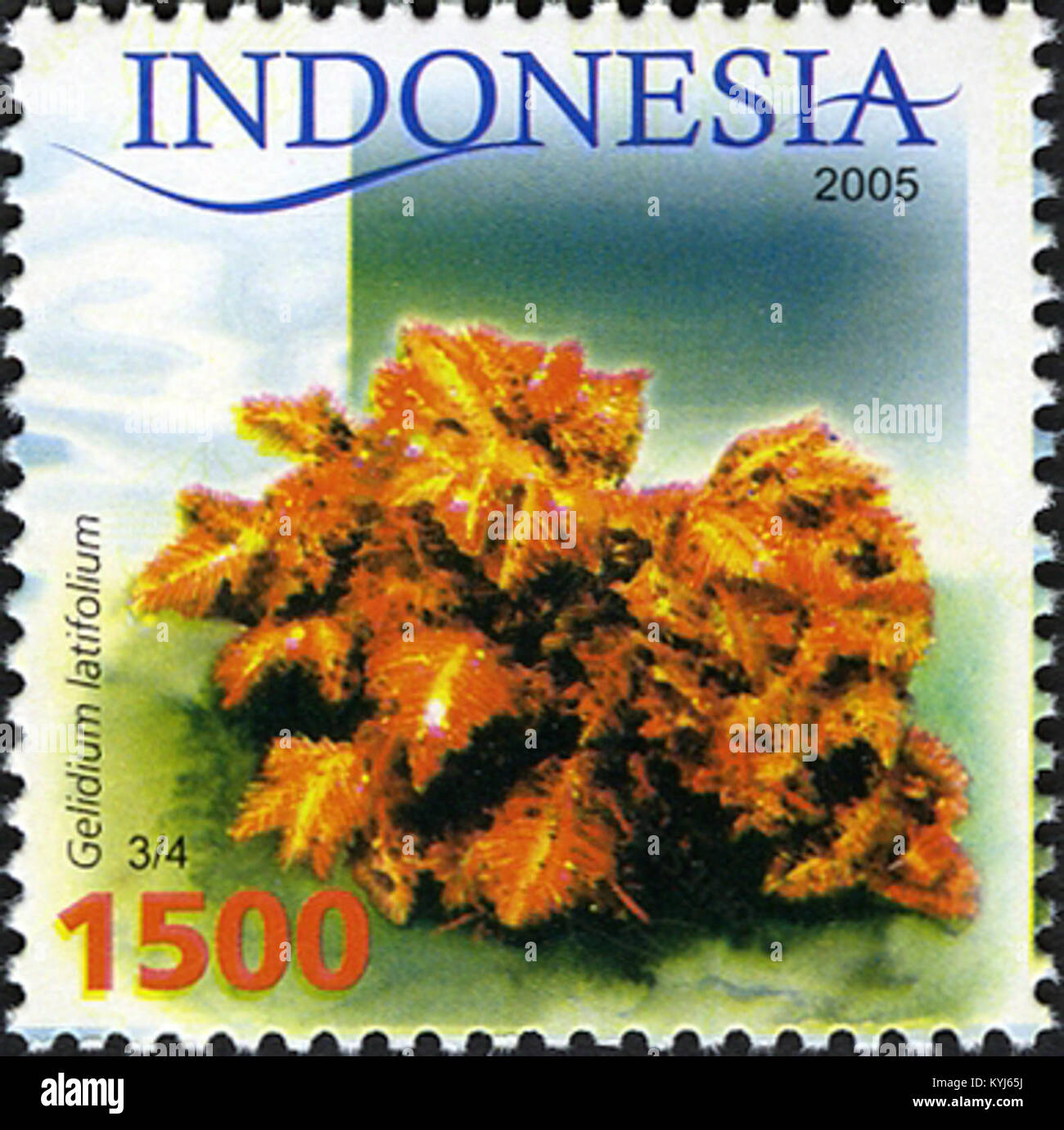 A set of stamps from Indonesia, cataloged under the numbers 043-05 ...