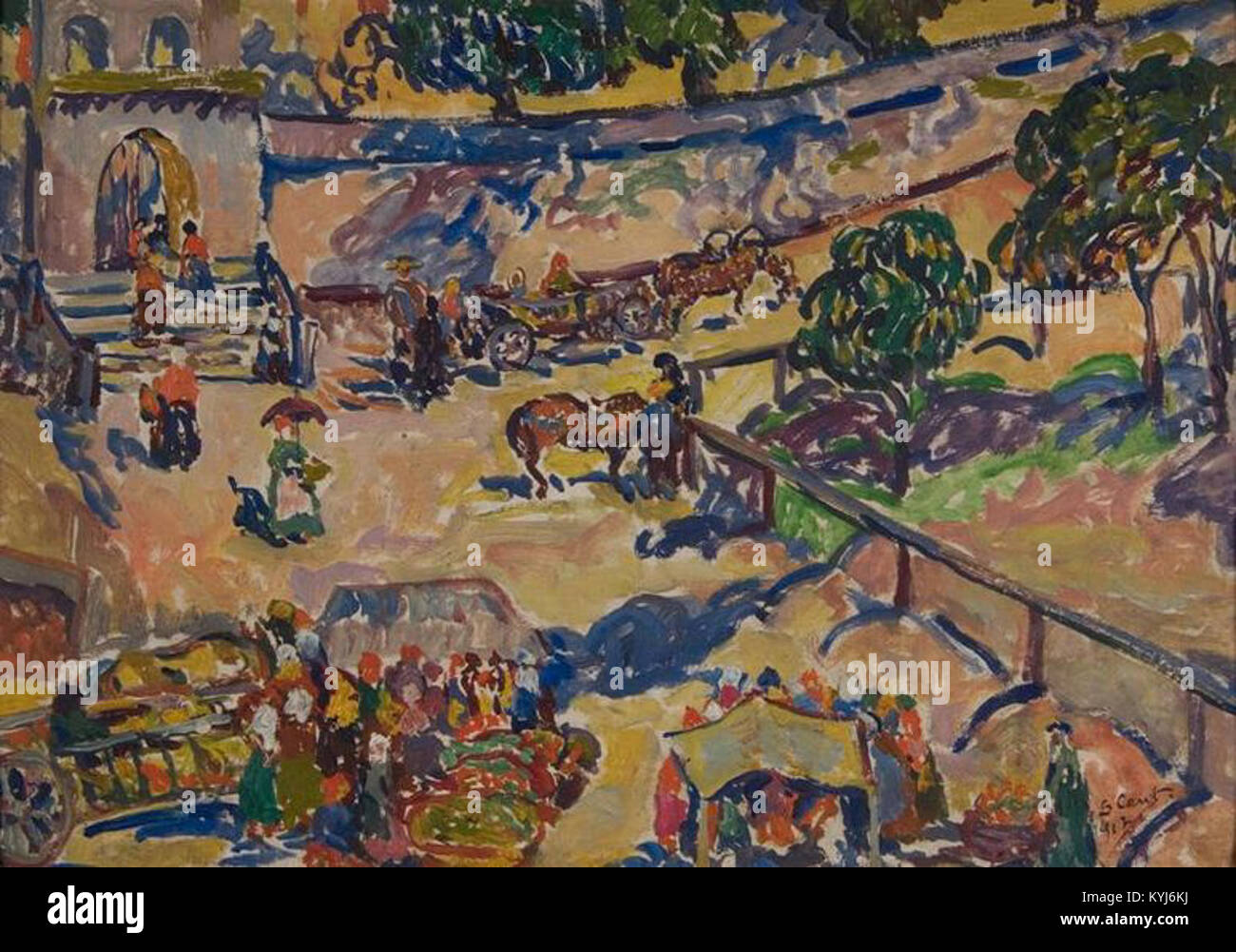 Stanislawa Centnerszwerowa's painting titled Pejzaz (Landscape) from ...
