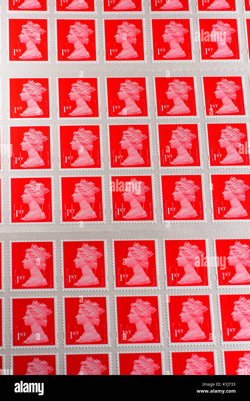Sheet of stamps hi-res stock photography and images - Alamy