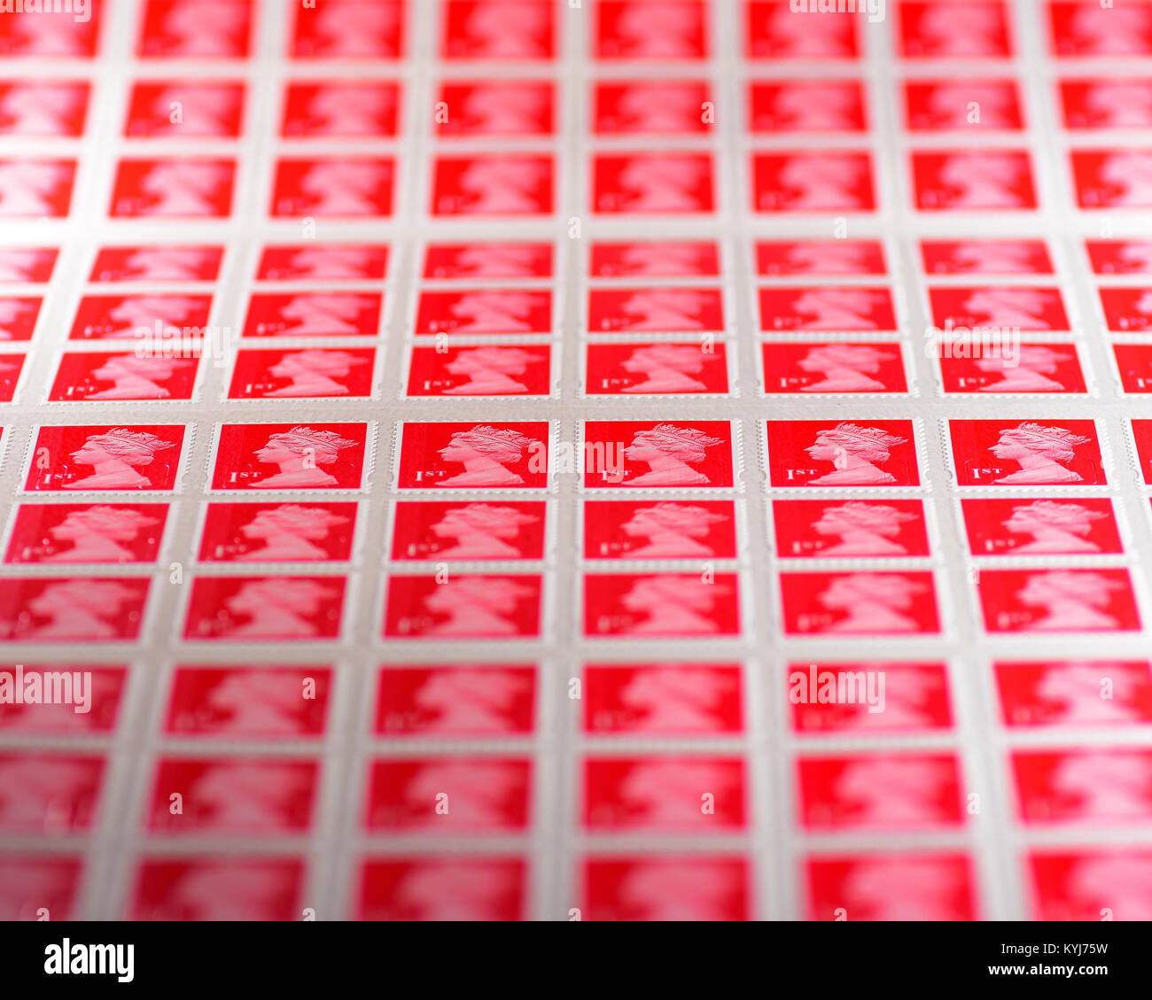 Sheet gb postage stamps hi-res stock photography and images - Alamy